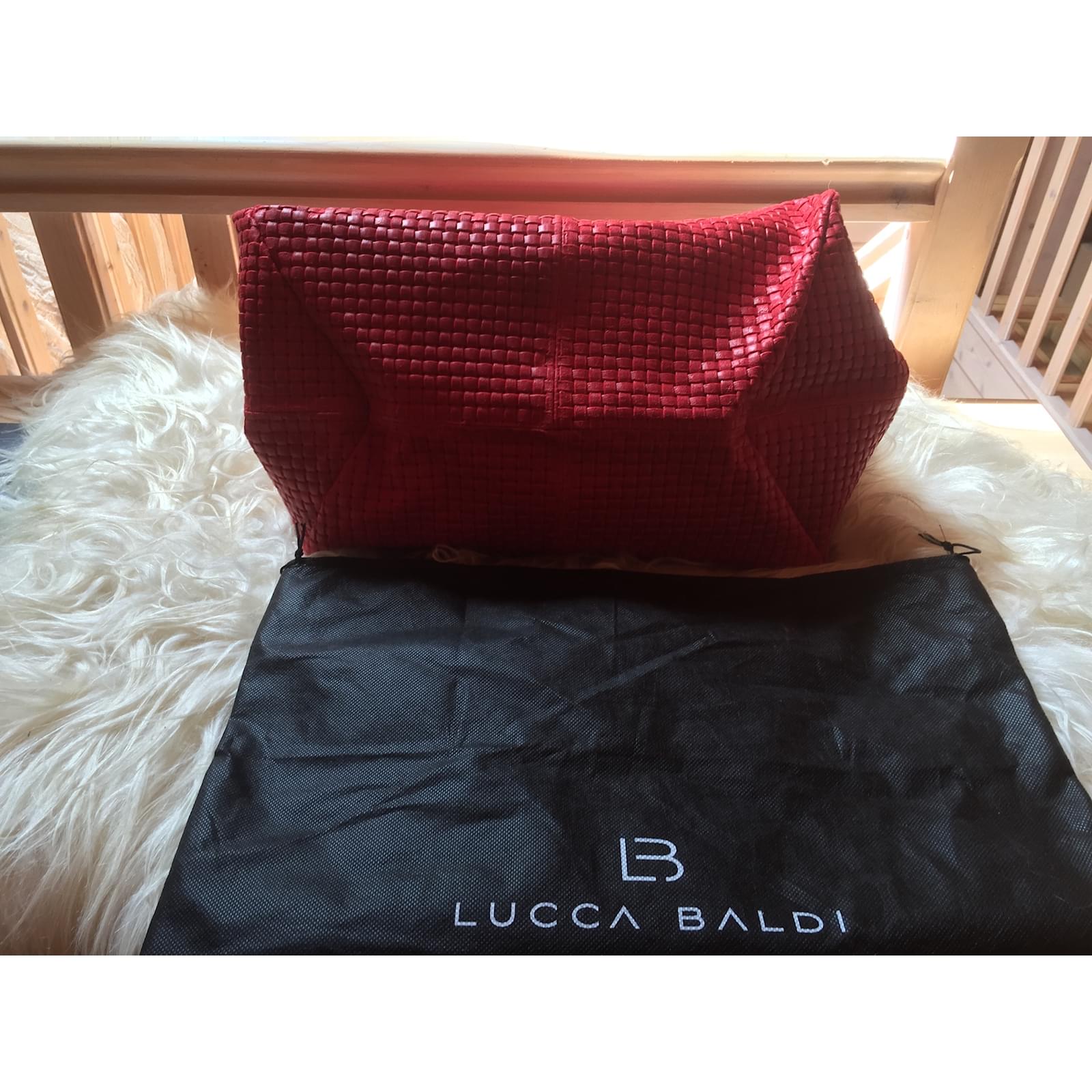 Autre Marque Lucca Baldi modèle Kemi Cuir Rouge ref.19867 - Joli Closet