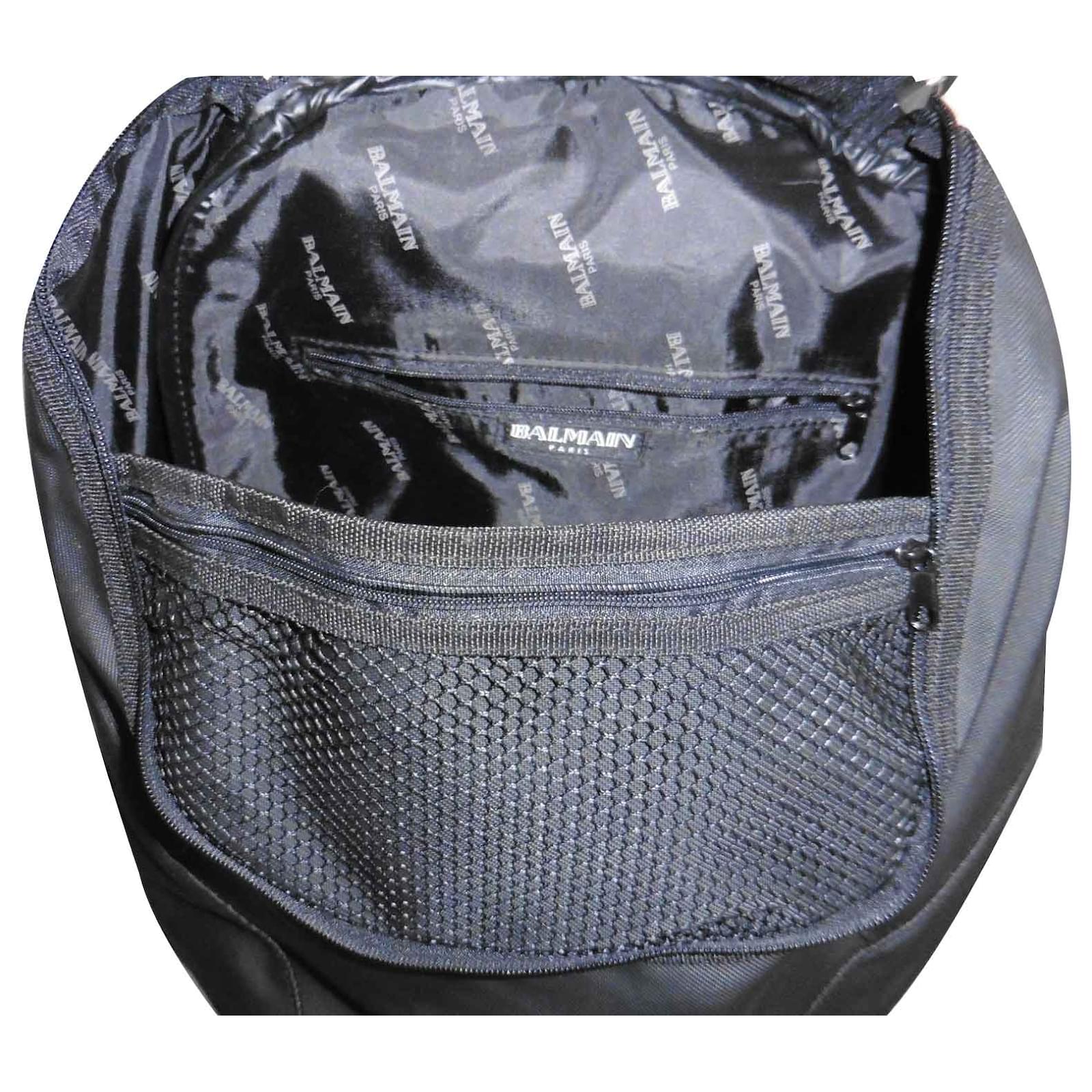 Balmain Backpacks Black Synthetic ref.19958 - Joli Closet