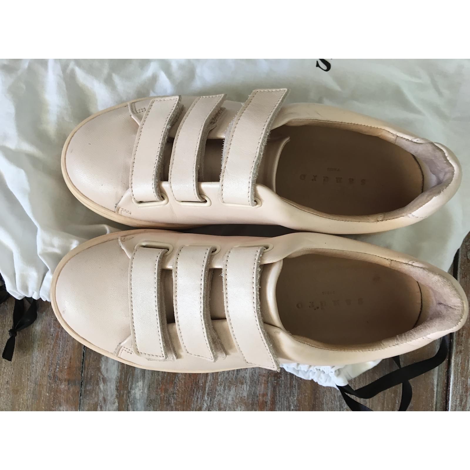 Sandro Basket accept 36 Cuir Rose ref.21493 - Joli Closet