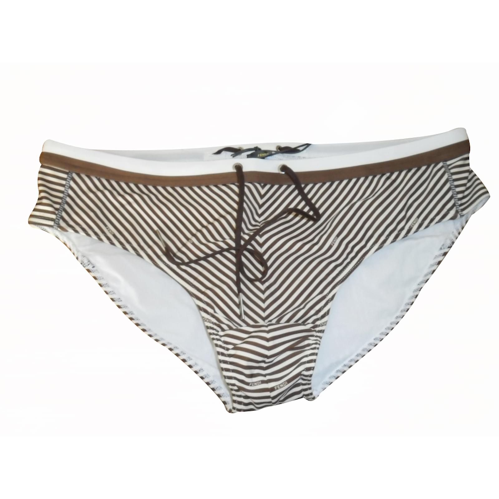 Fendi mens swim brief new Multiple colors Polyamide ref.22149 - Joli Closet