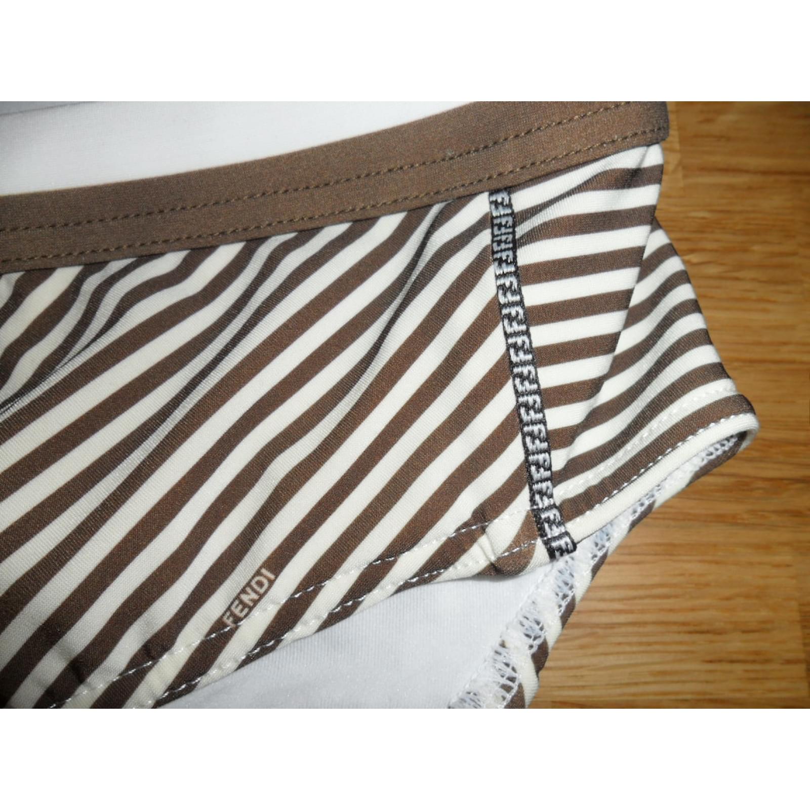 Fendi mens swim brief new Multiple colors Polyamide ref.22149 - Joli Closet