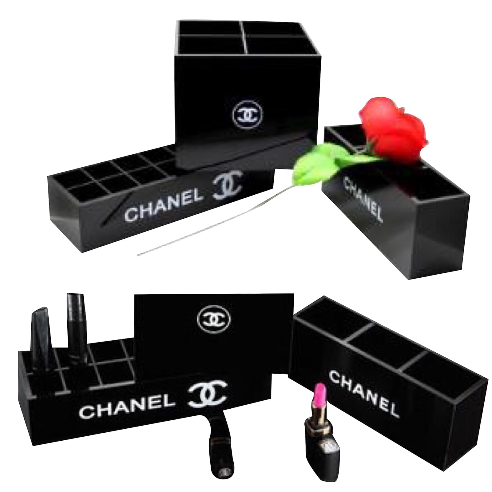 Chanel Storage Set Black Acrylic ref.22959 - Joli Closet
