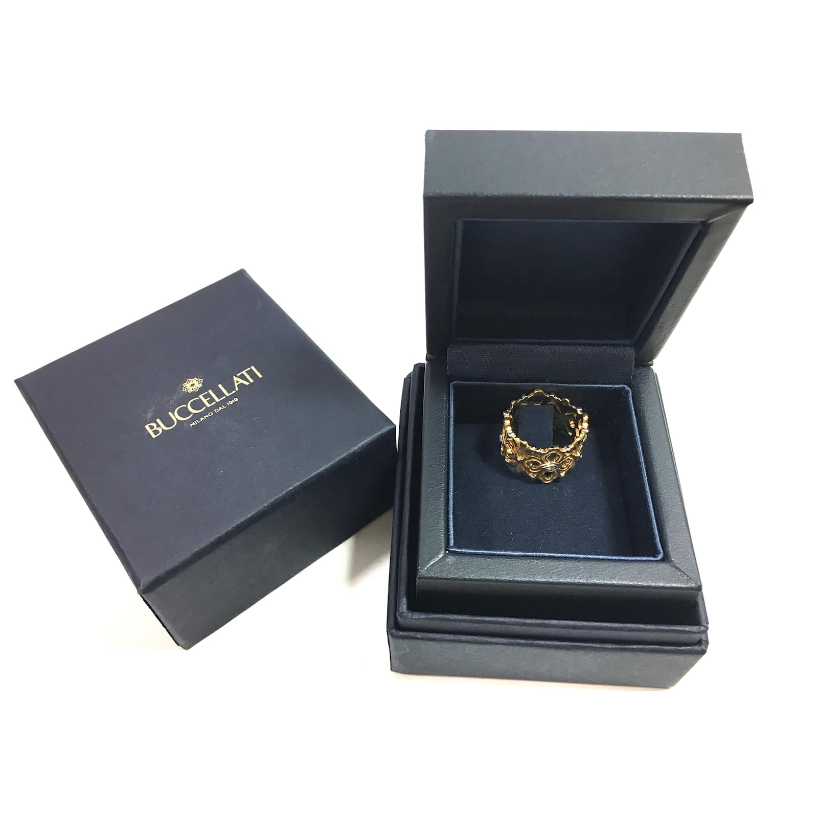 Buccellati Eternelle Opera Ring Golden Gold ref.28129 - Joli Closet