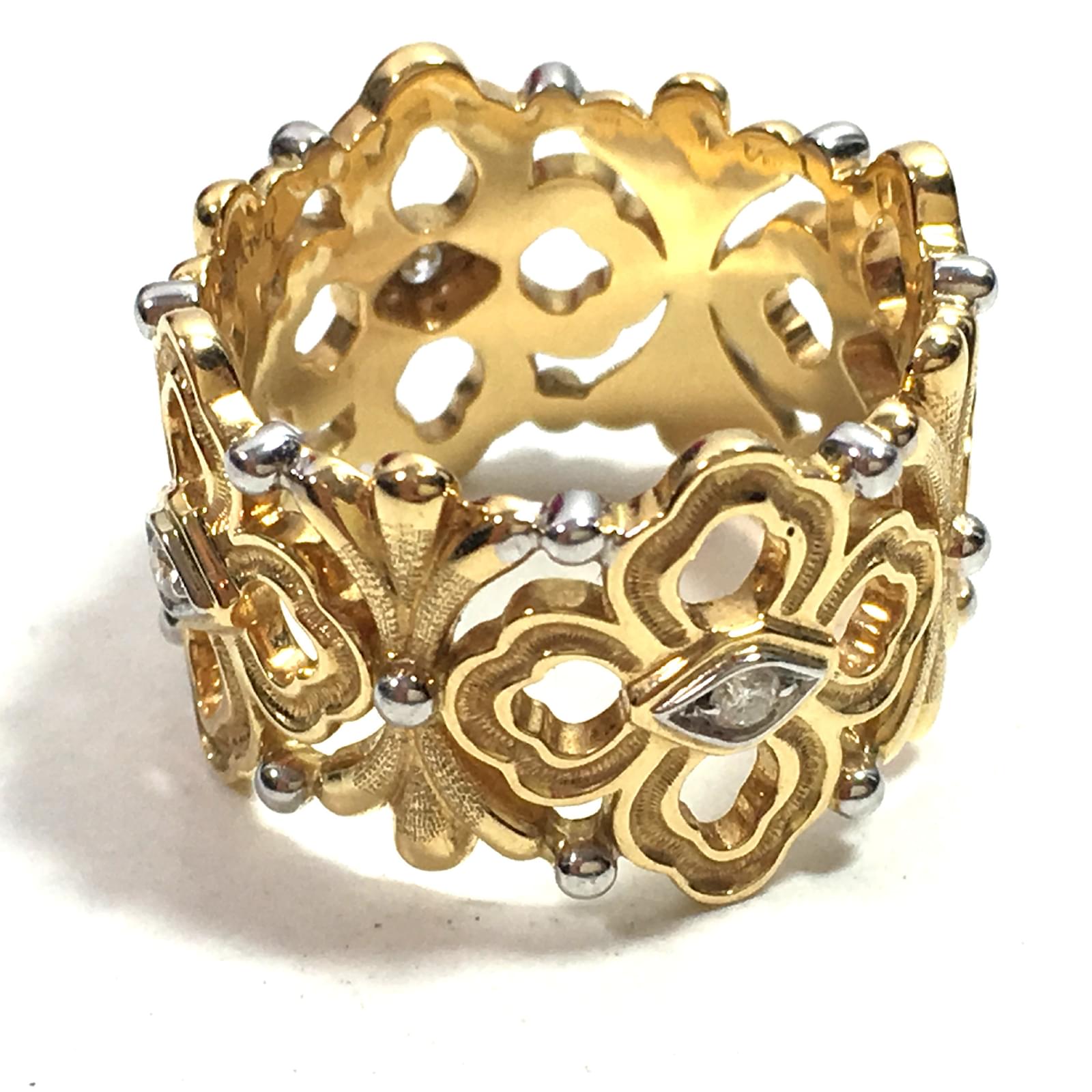 Buccellati Eternelle Opera Ring Golden Gold ref.28129 - Joli Closet