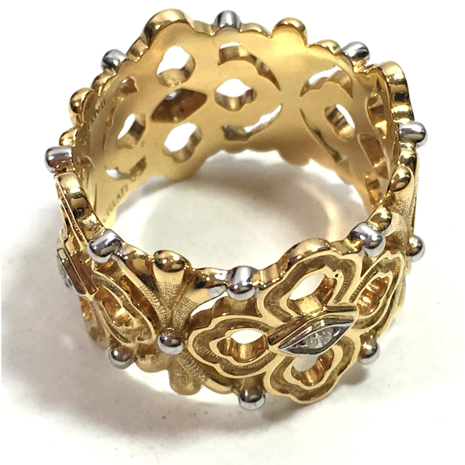 Buccellati Eternelle Opera Ring Golden Gold ref.28129 - Joli Closet