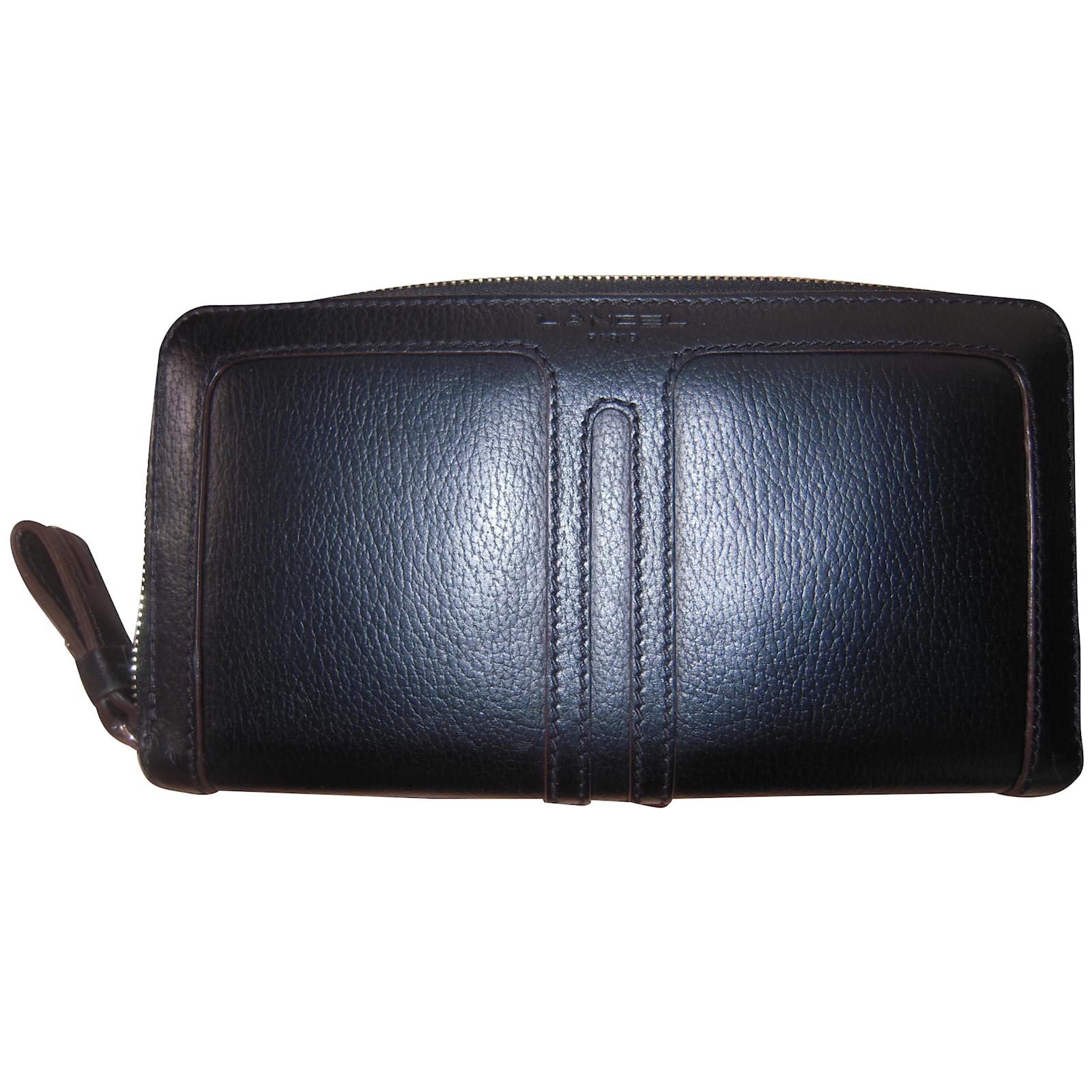 Lancel Wallet Black Leather ref.30169 - Joli Closet