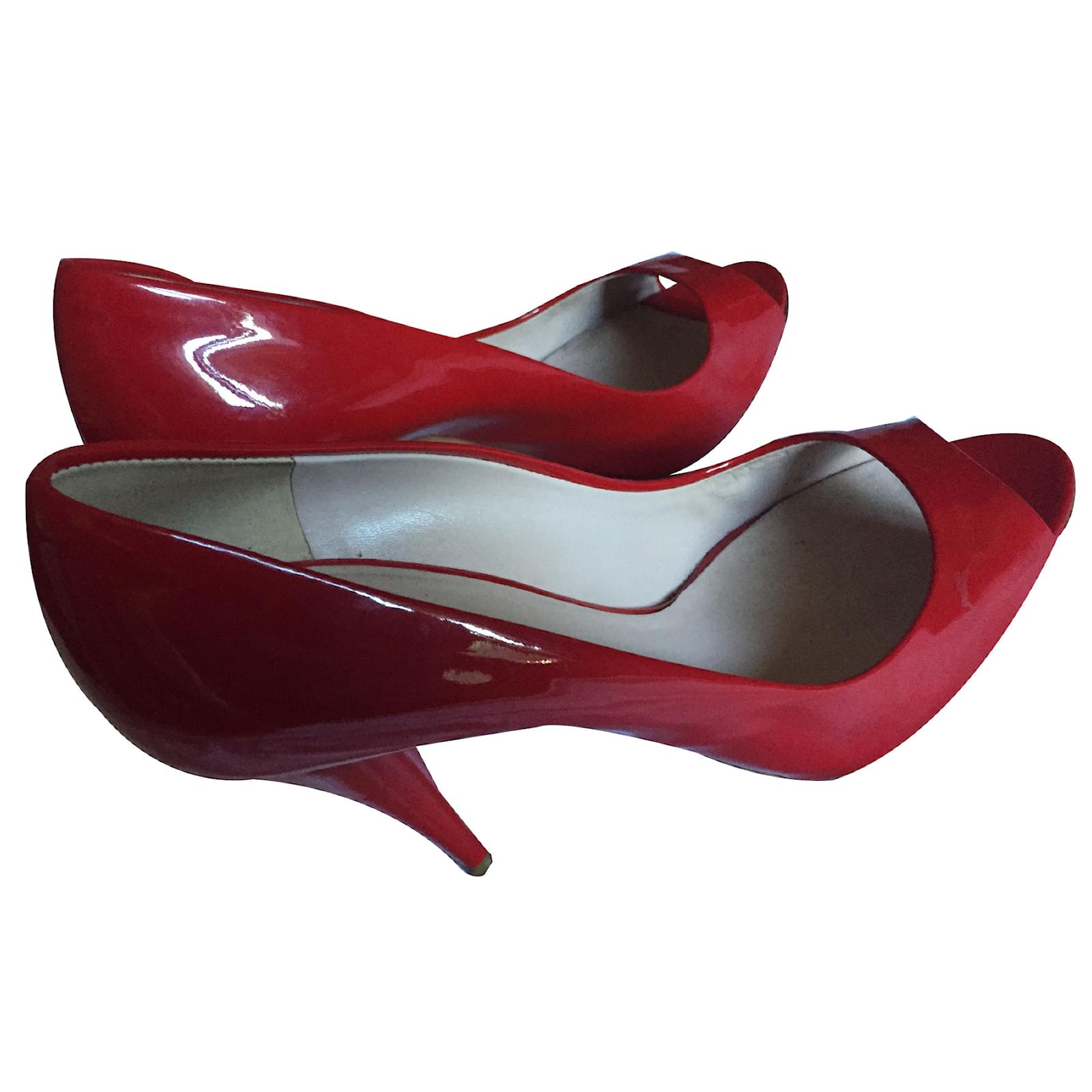 Miu Miu Heels Red Patent leather ref.30222 - Joli Closet