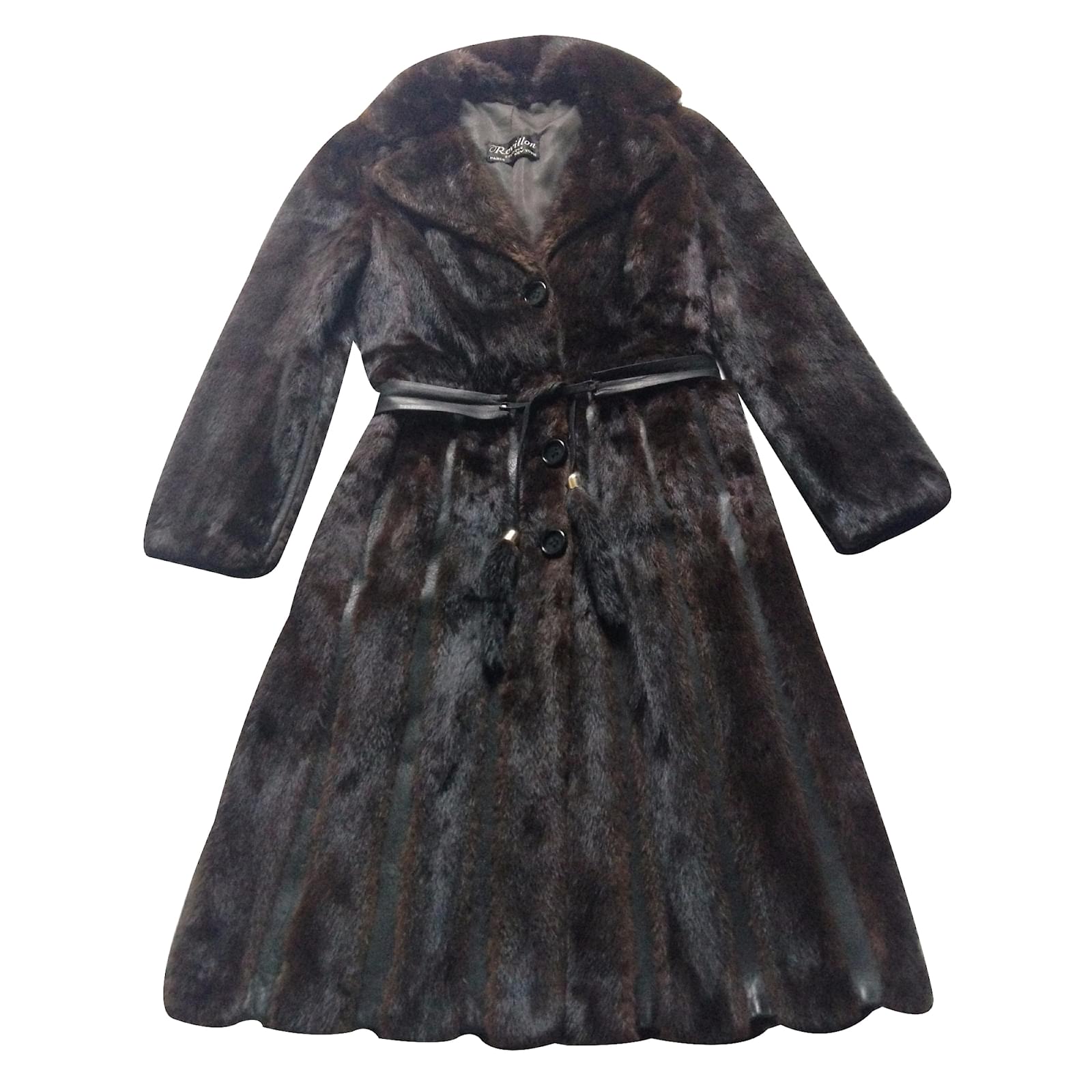 Revillon mink fur coat Brown ref.31031 - Joli Closet