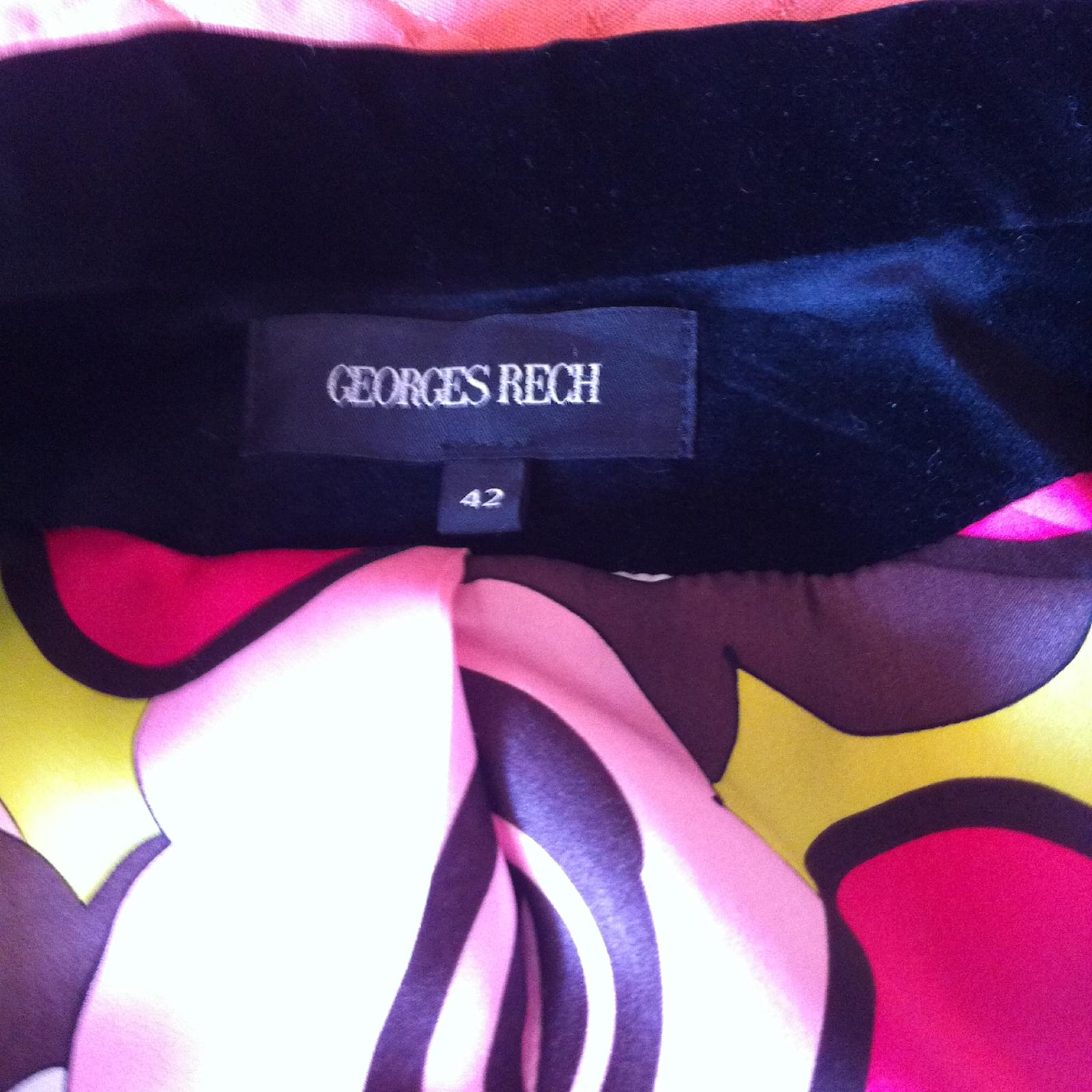 Georges Rech Coat Black Velvet ref.32650 - Joli Closet