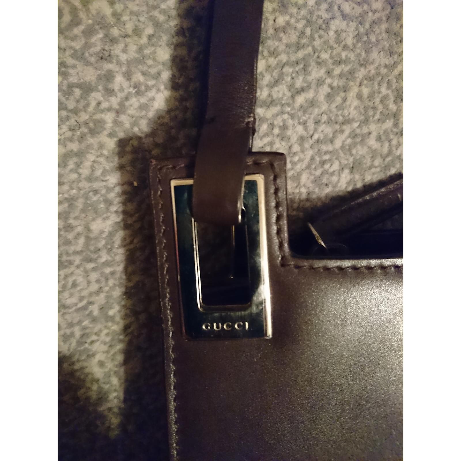 Gucci Handbag Handbags Leather Brown Ref 33312 Joli Closet gucci-handbag-handbags-leather-brown-ref-33312-joli-closet