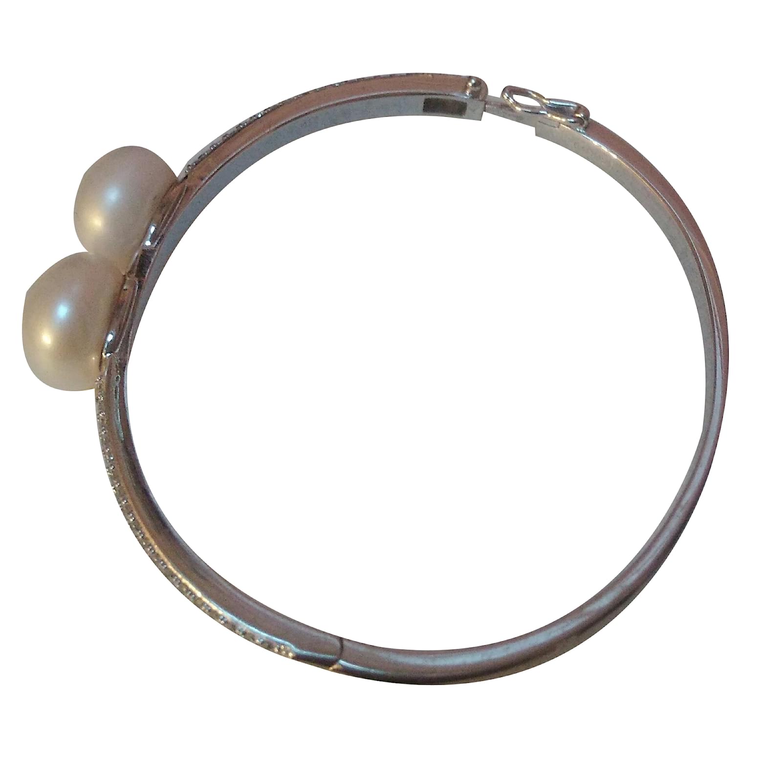 APM Monaco Bracelet Silvery Silver ref.35790 - Joli Closet