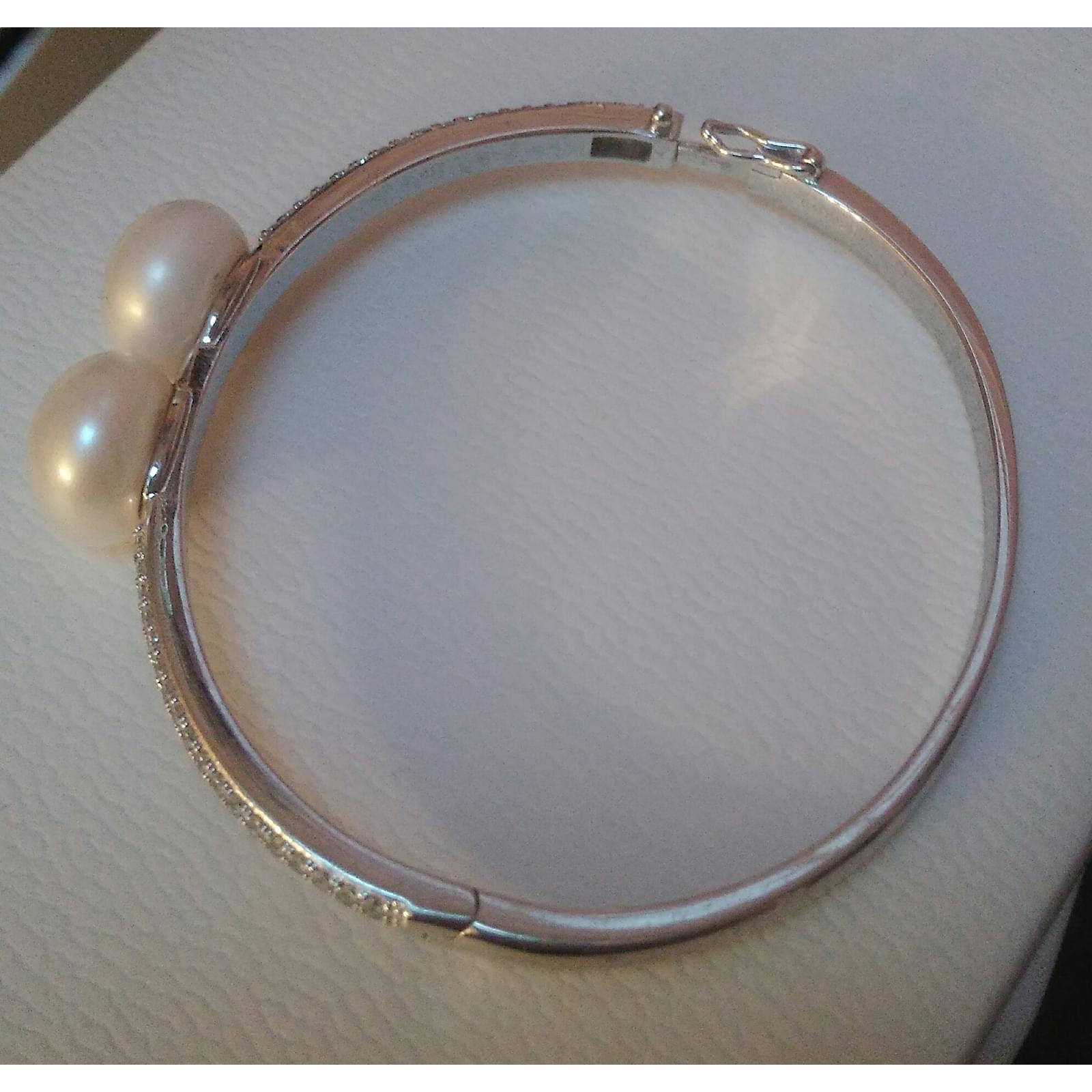 APM Monaco Bracelet Silvery Silver ref.35790 - Joli Closet