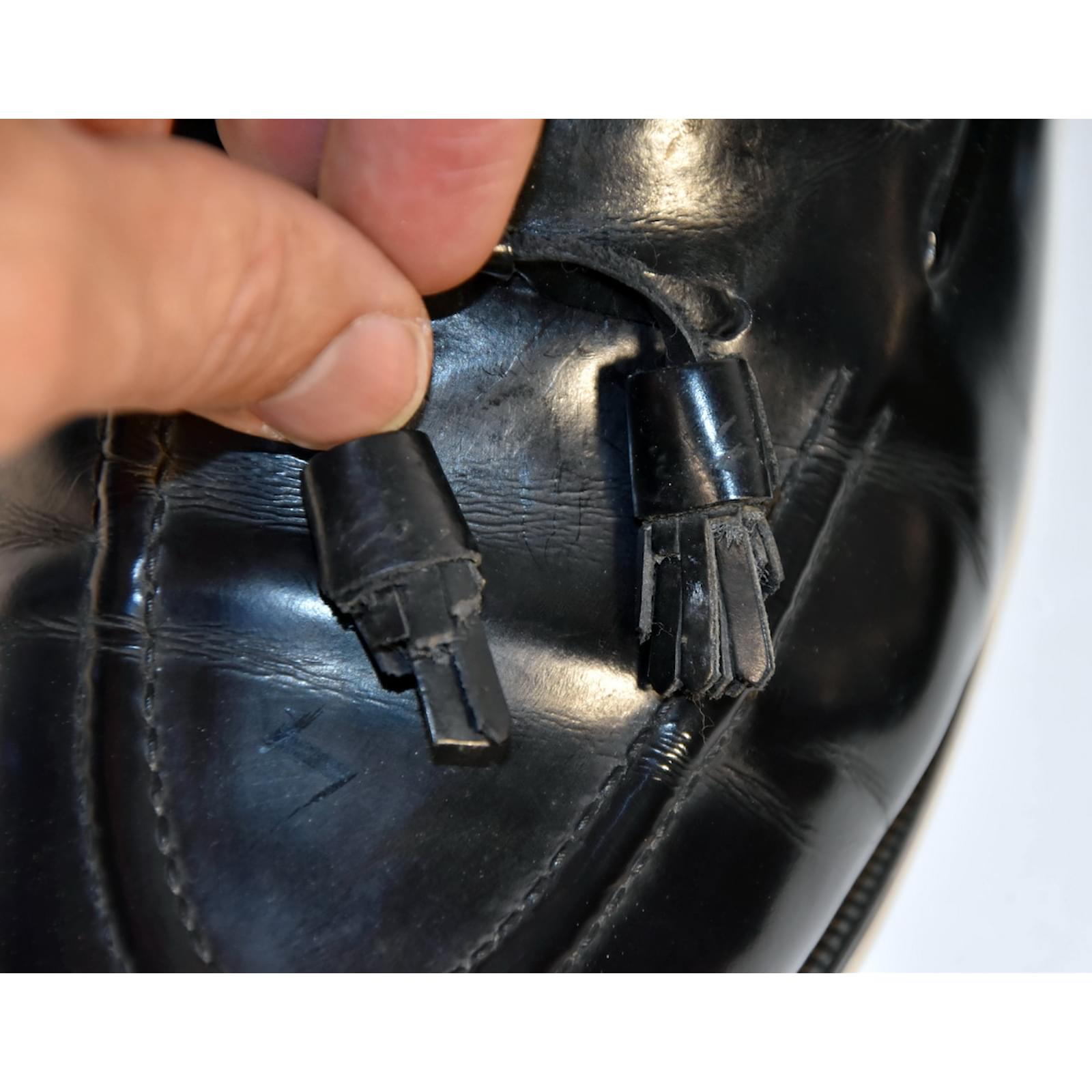 CHURCH'S MOCASSIN KEATS CUIR GLACE Noir ref.37506 - Joli Closet