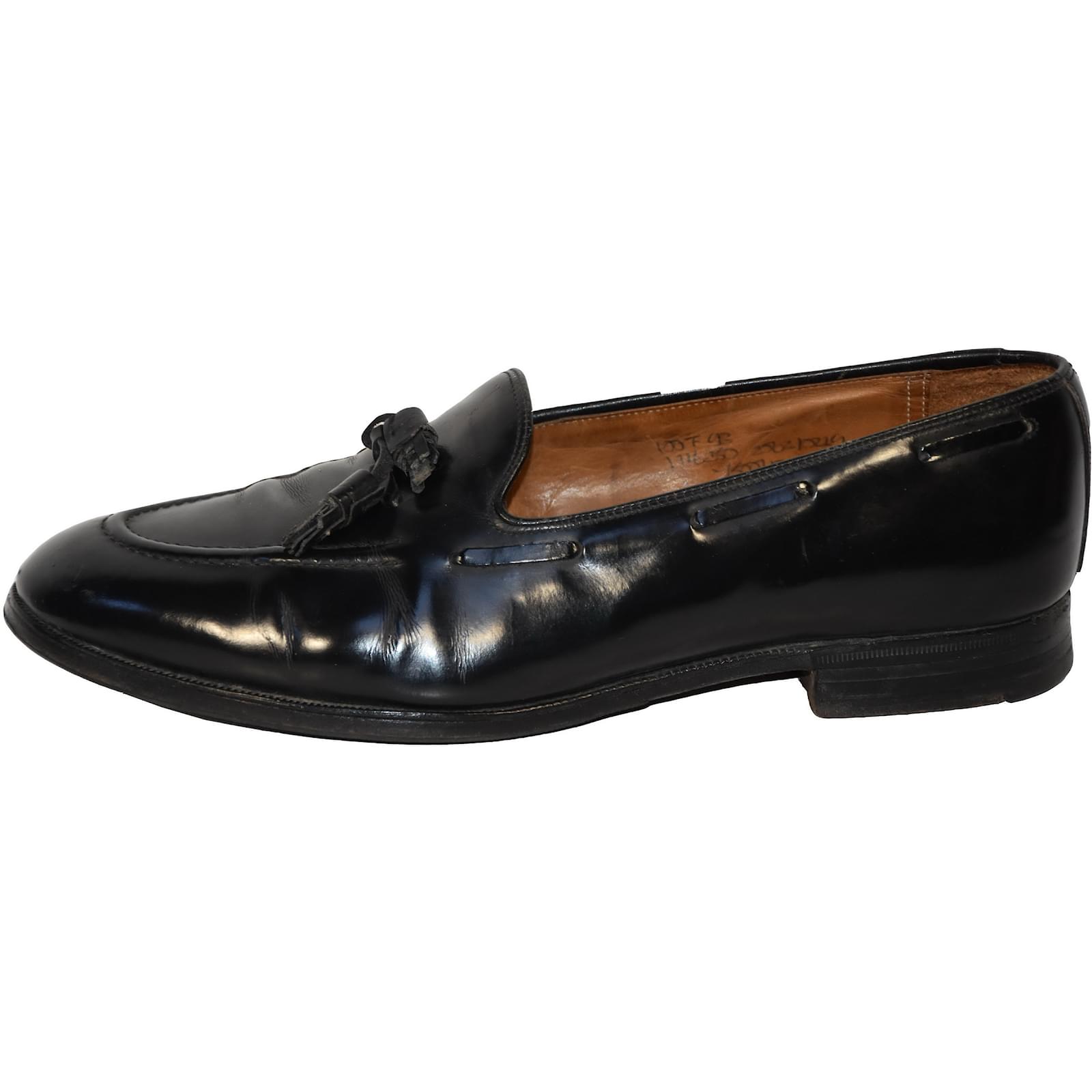 CHURCH'S MOCASSIN KEATS CUIR GLACE Noir ref.37506 - Joli Closet