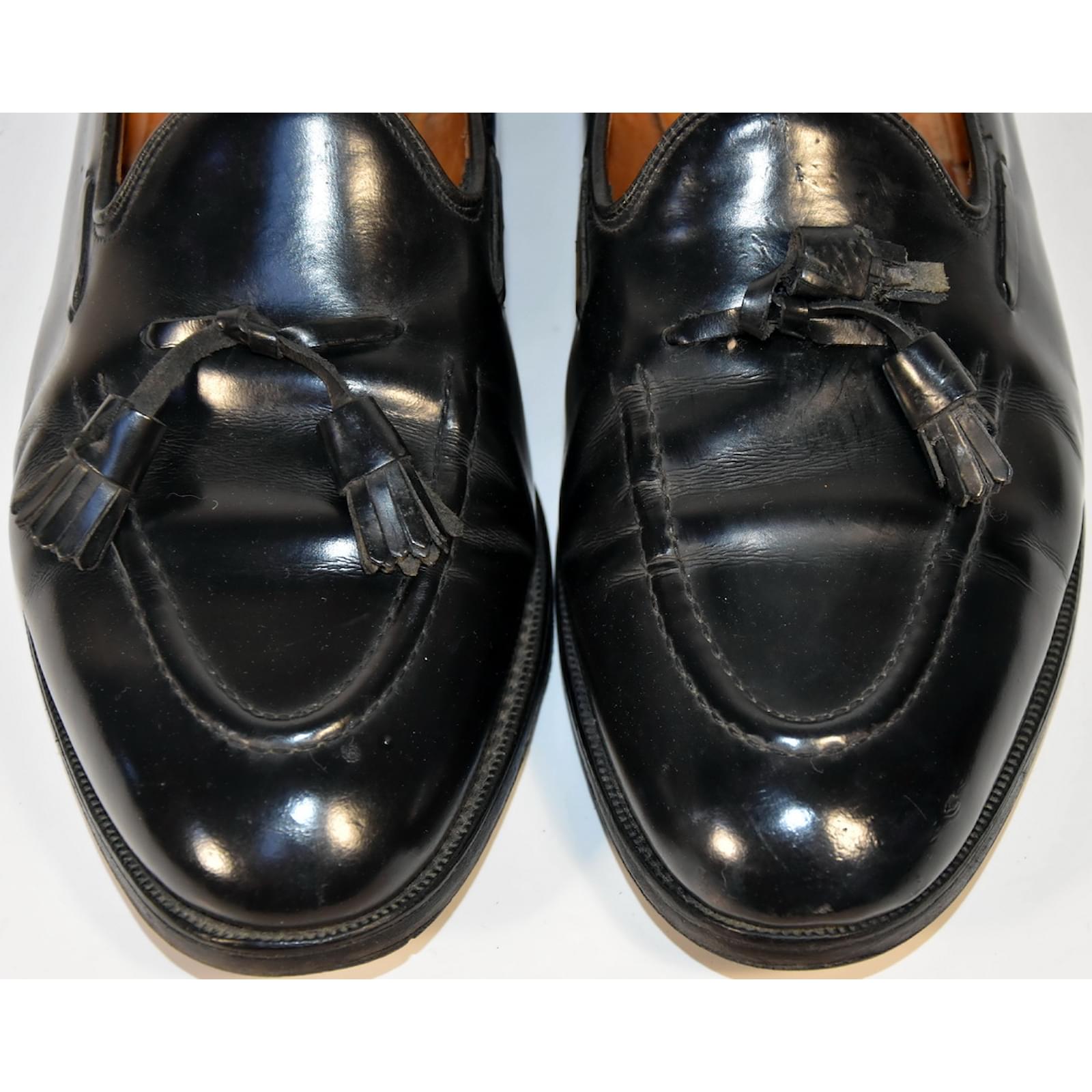 CHURCH'S MOCASSIN KEATS CUIR GLACE Noir ref.37506 - Joli Closet