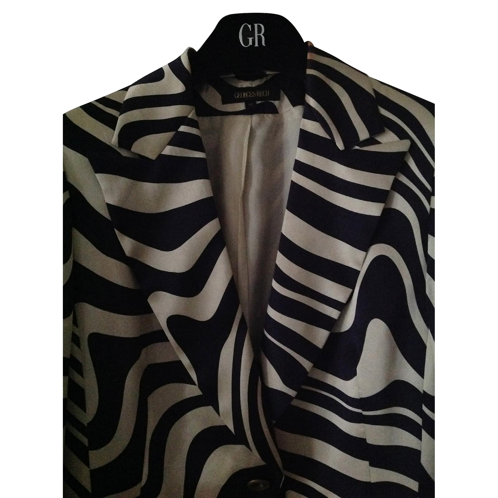 Georges Rech Jacket Beige Silk ref.38875 - Joli Closet