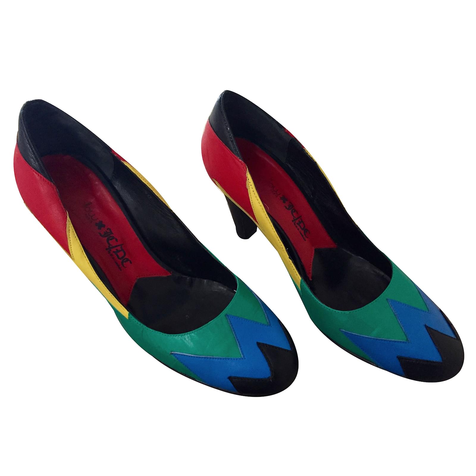 Mellow Yellow Metzcal by Jean Charles de Castelbajac Leather ref.39563 ...