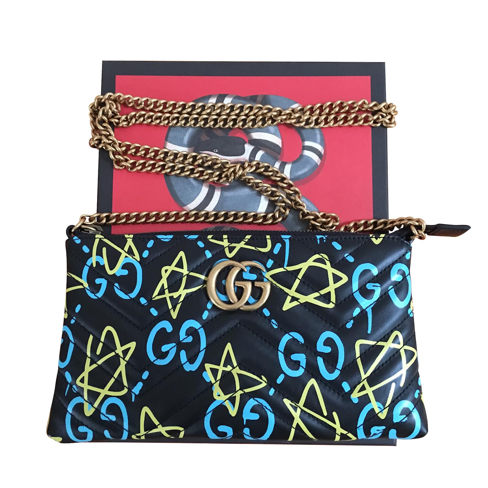 Gucci Handbags Black Leather ref.48309 - Joli Closet