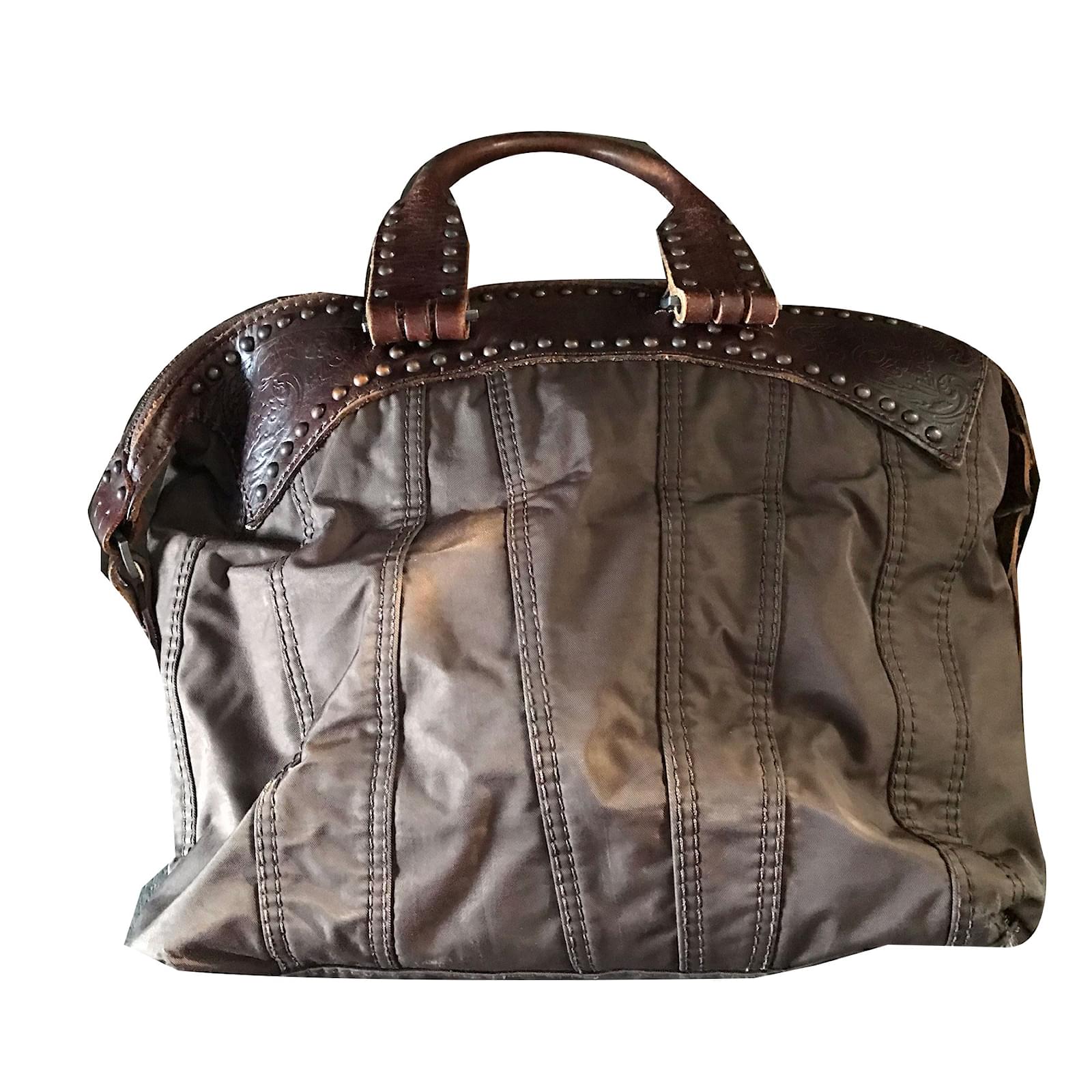 Diesel Sacs à main Cuir Marron foncé ref.48463 - Joli Closet