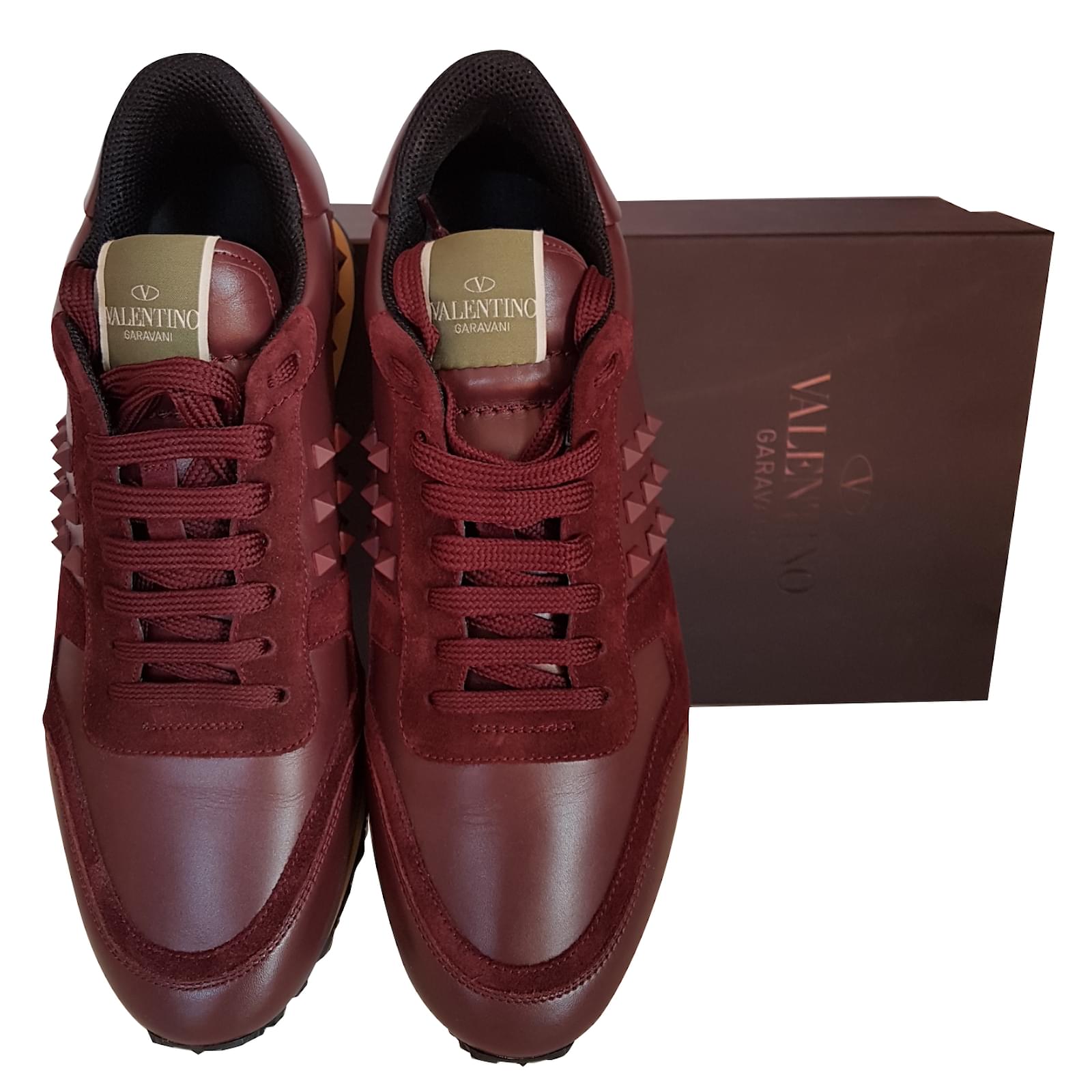 Valentino Garavani Baskets homme Suede Cuir ref.49109 - Joli Closet