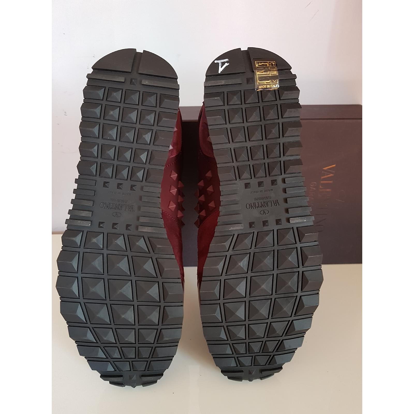 Valentino Garavani Baskets homme Suede Cuir ref.49109 - Joli Closet