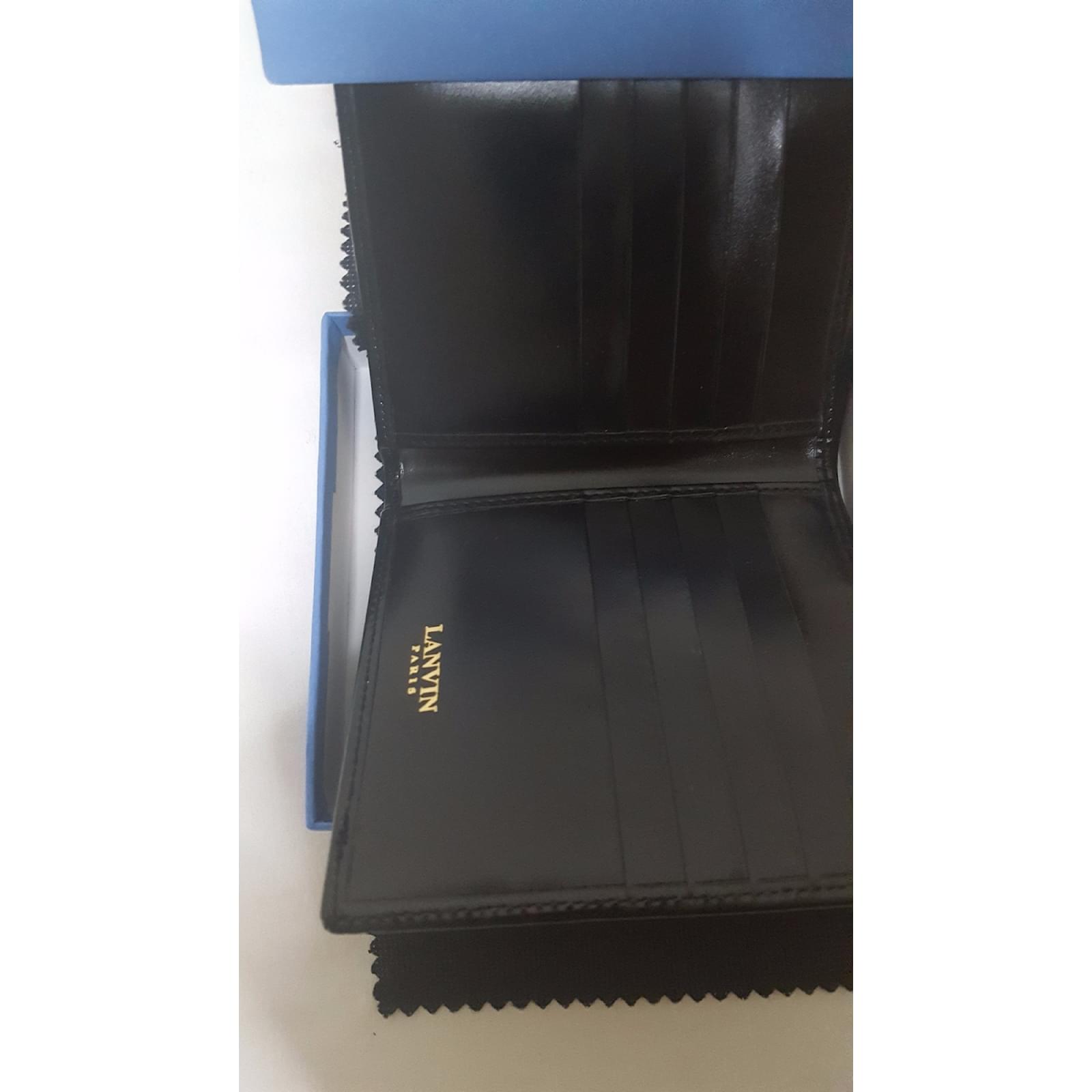 Lanvin Wallets Black Leather ref.53364 - Joli Closet