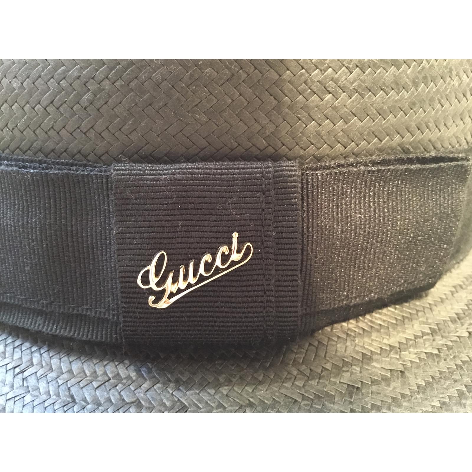 Chapeaux Gucci Chapeaux Polyester Noir ref.53941 - Joli Closet