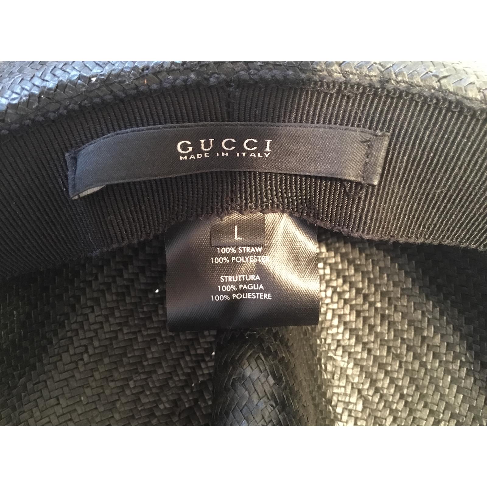 Chapeaux Gucci Chapeaux Polyester Noir ref.53941 - Joli Closet