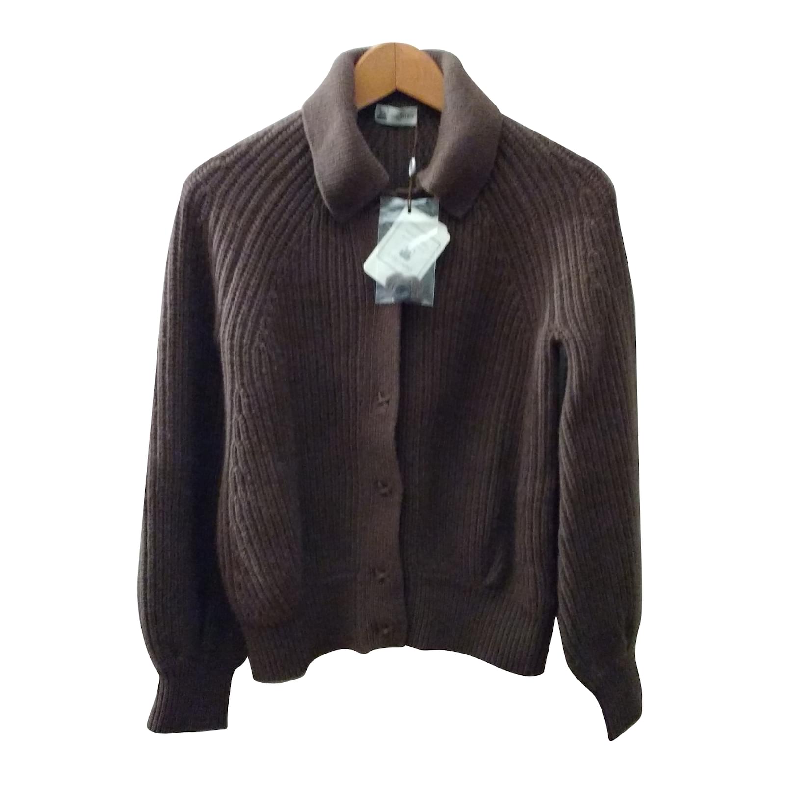 Lanificio Colombo Knitwear Brown Cashmere ref.55460 - Joli Closet