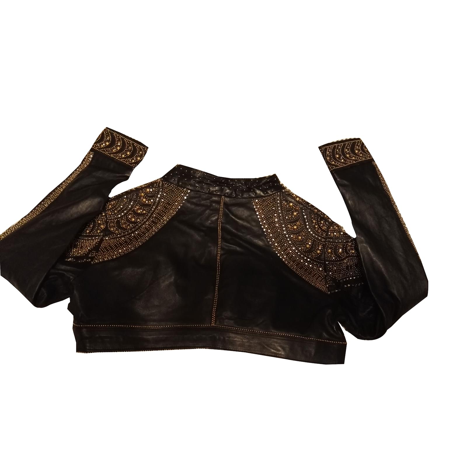 La Perla Jackets Black Leather ref.56221 - Joli Closet