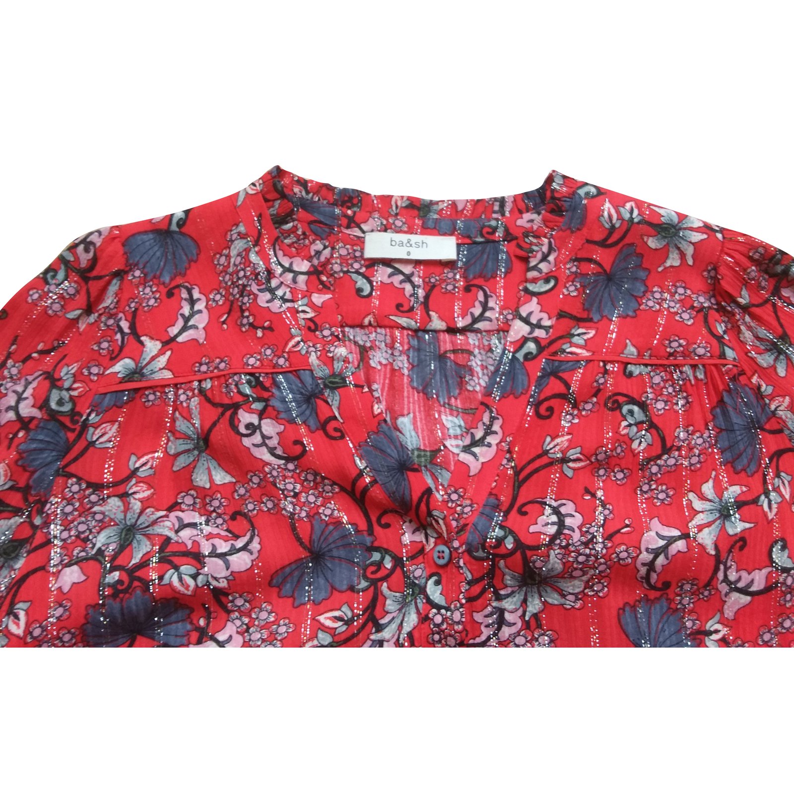 Bash Tops Red Viscose ref.58086 - Joli Closet