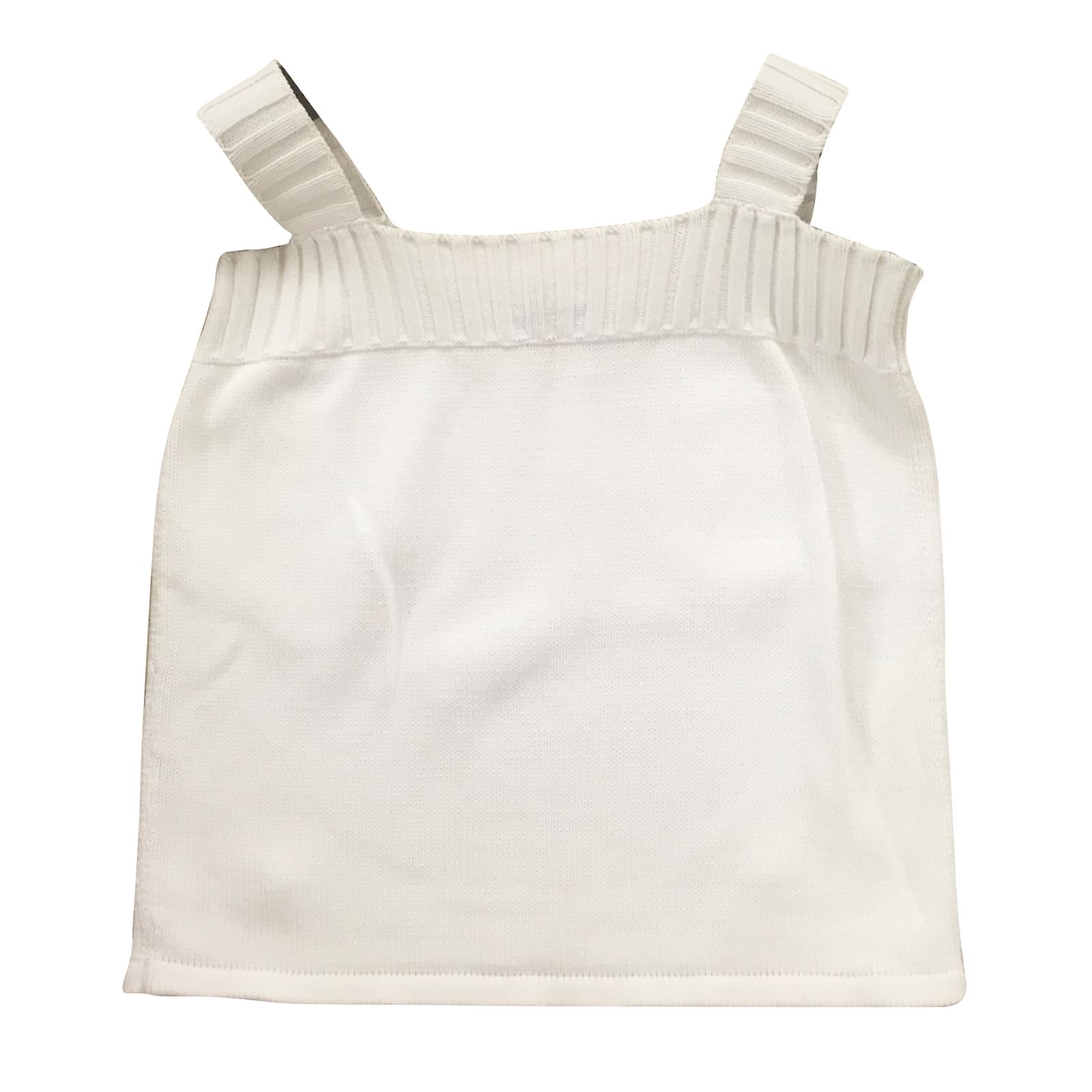 Chanel Tops White Cotton ref.60128 - Joli Closet