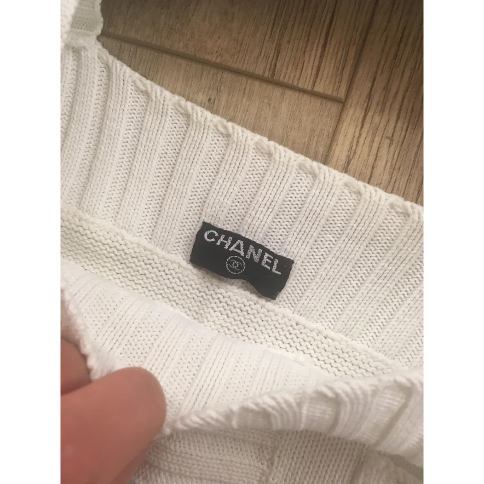 Chanel Tops White Cotton ref.60128 - Joli Closet