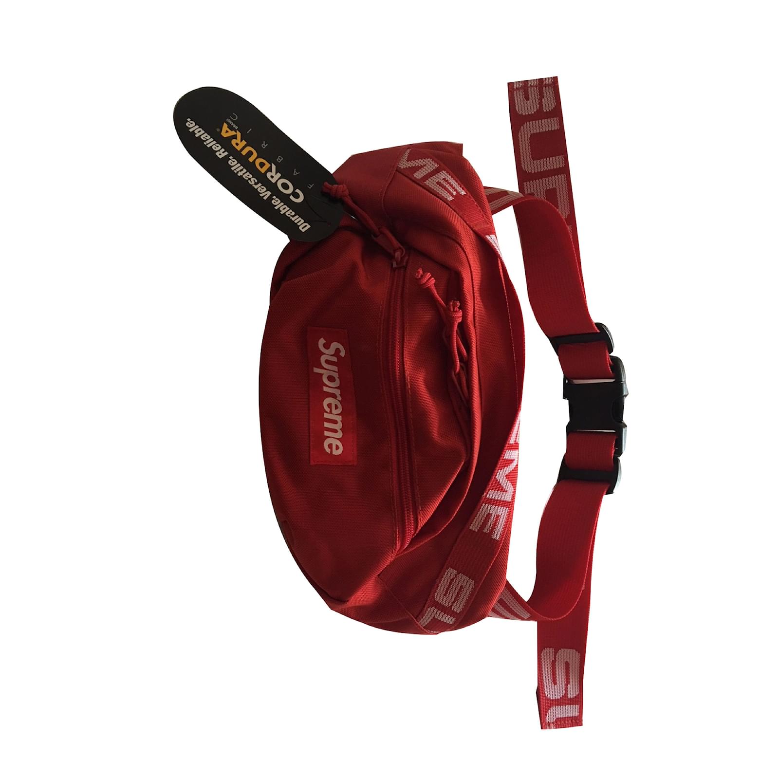 Autre Marque Supreme bum bag Red Nylon ref.61189 - Joli Closet
