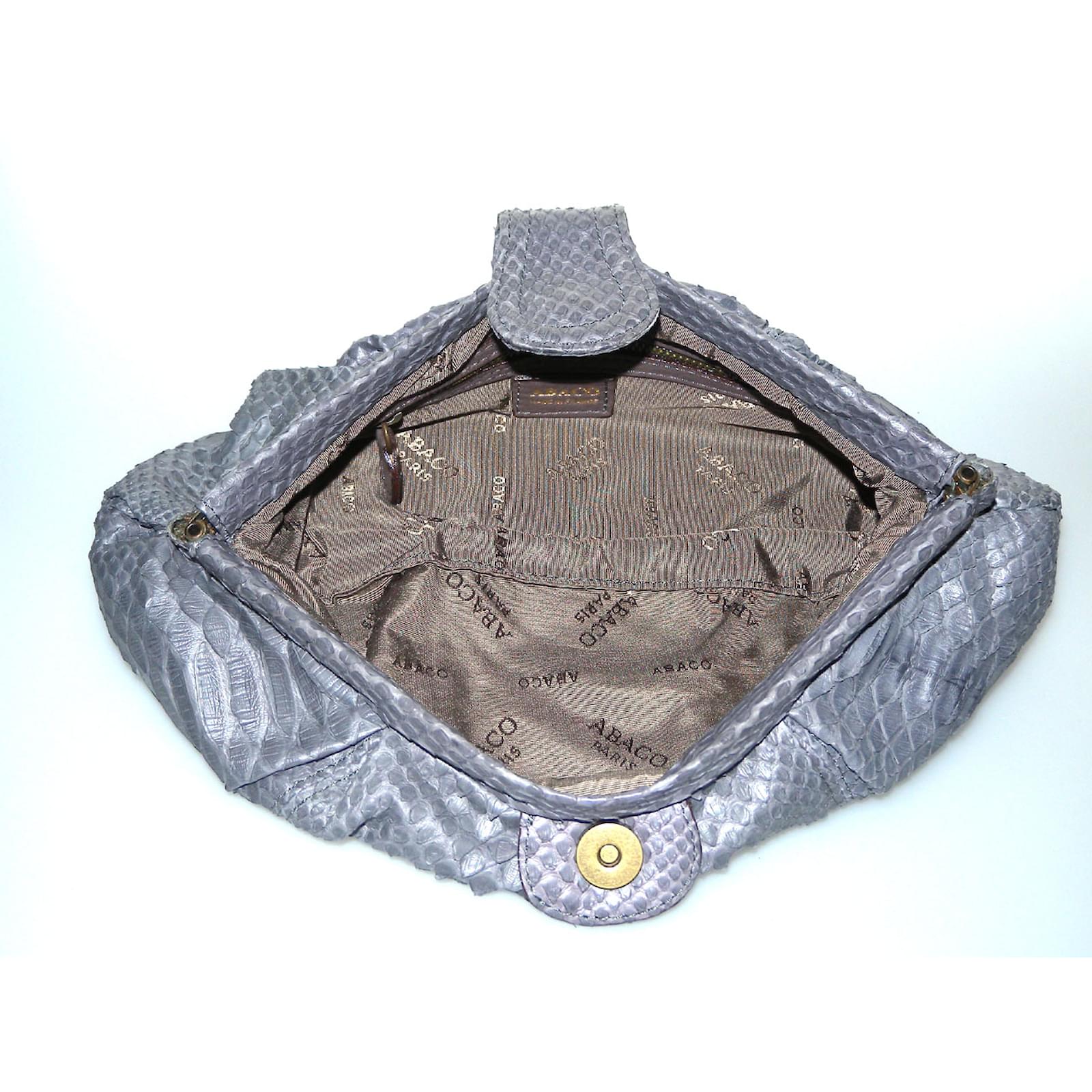 Abaco Clutch bags Python ref.62333 - Joli Closet