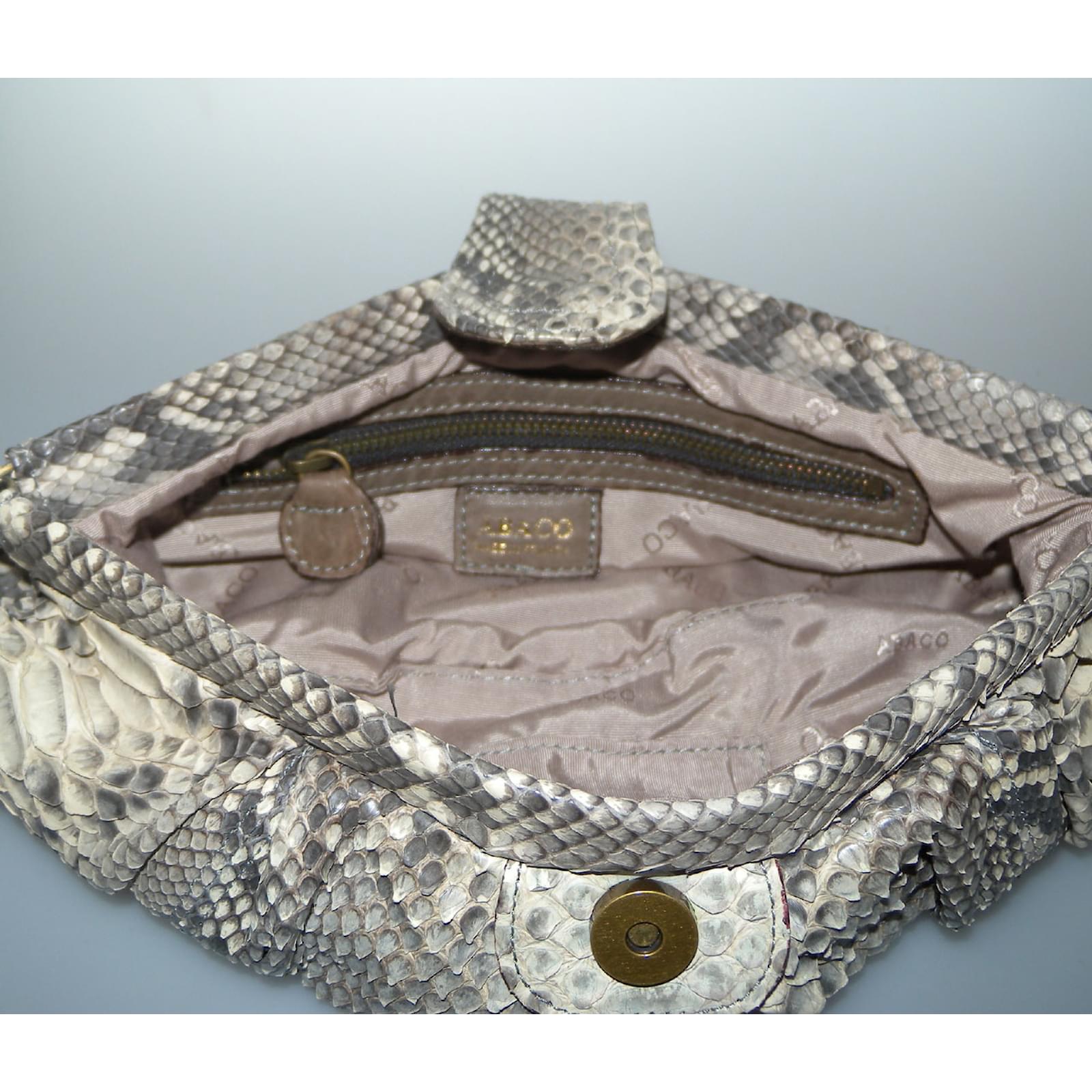 Abaco Pochettes Python Imprimé python ref.62391 - Joli Closet