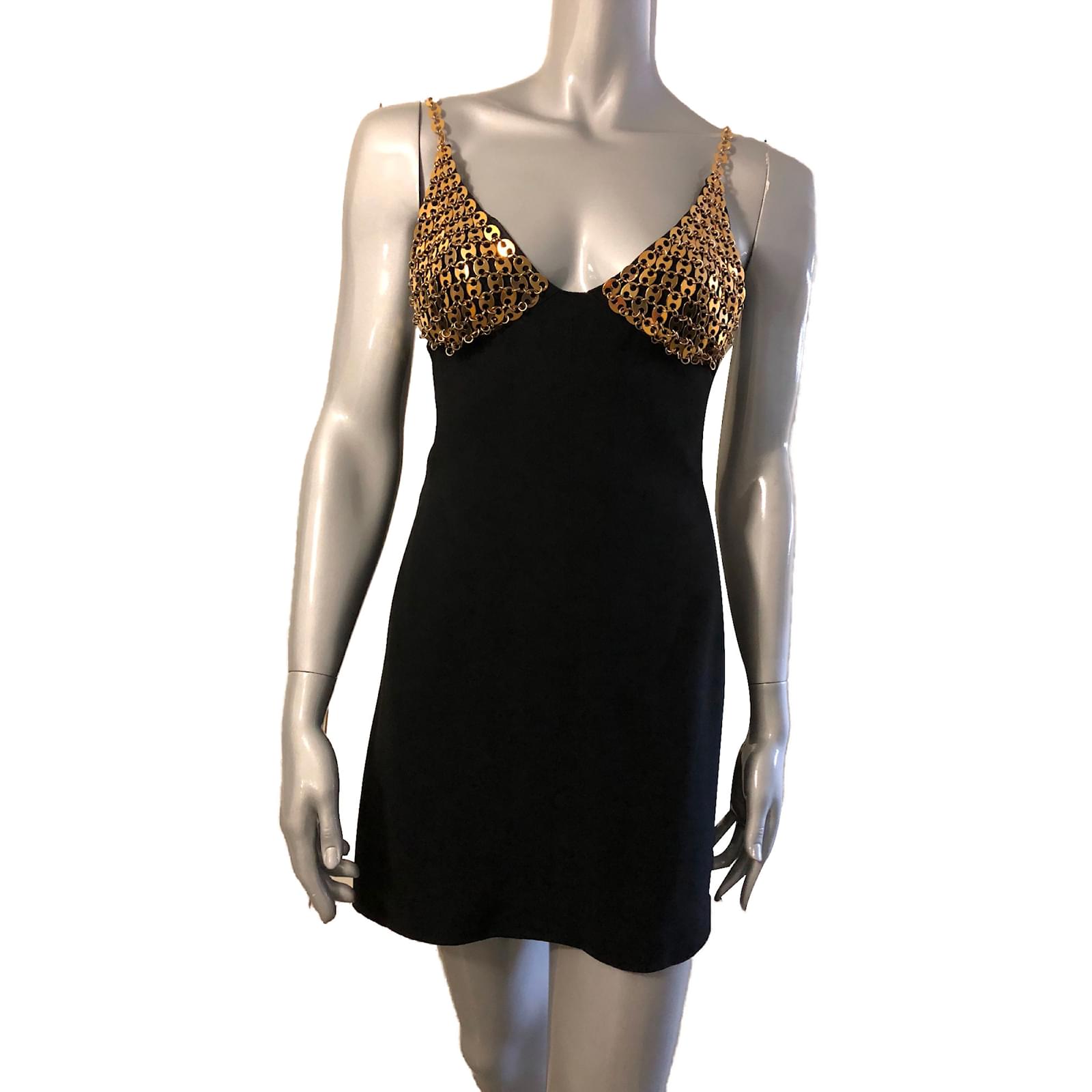 Paco Rabanne Robes Acetate Noir ref.63354 - Joli Closet