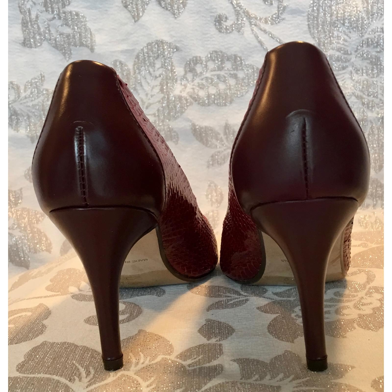 Reiss Heels Red Leather ref.63991 - Joli Closet