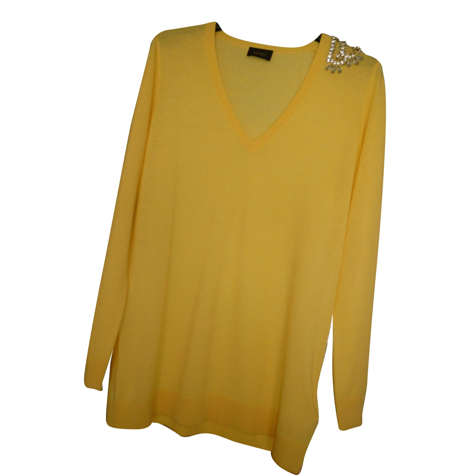 Liu.Jo Knitwear Yellow Wool ref.64696 - Joli Closet