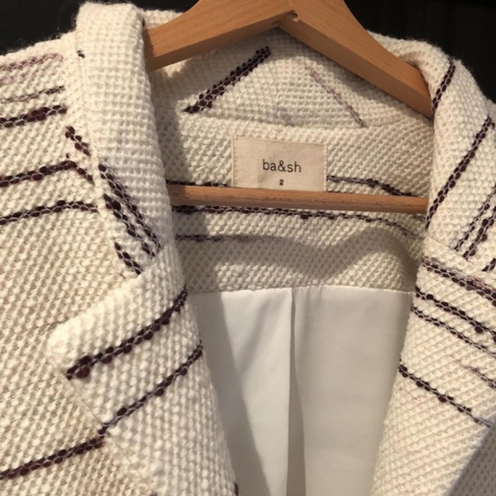 Bash Jackets Cream Wool Acrylic ref.65524 - Joli Closet