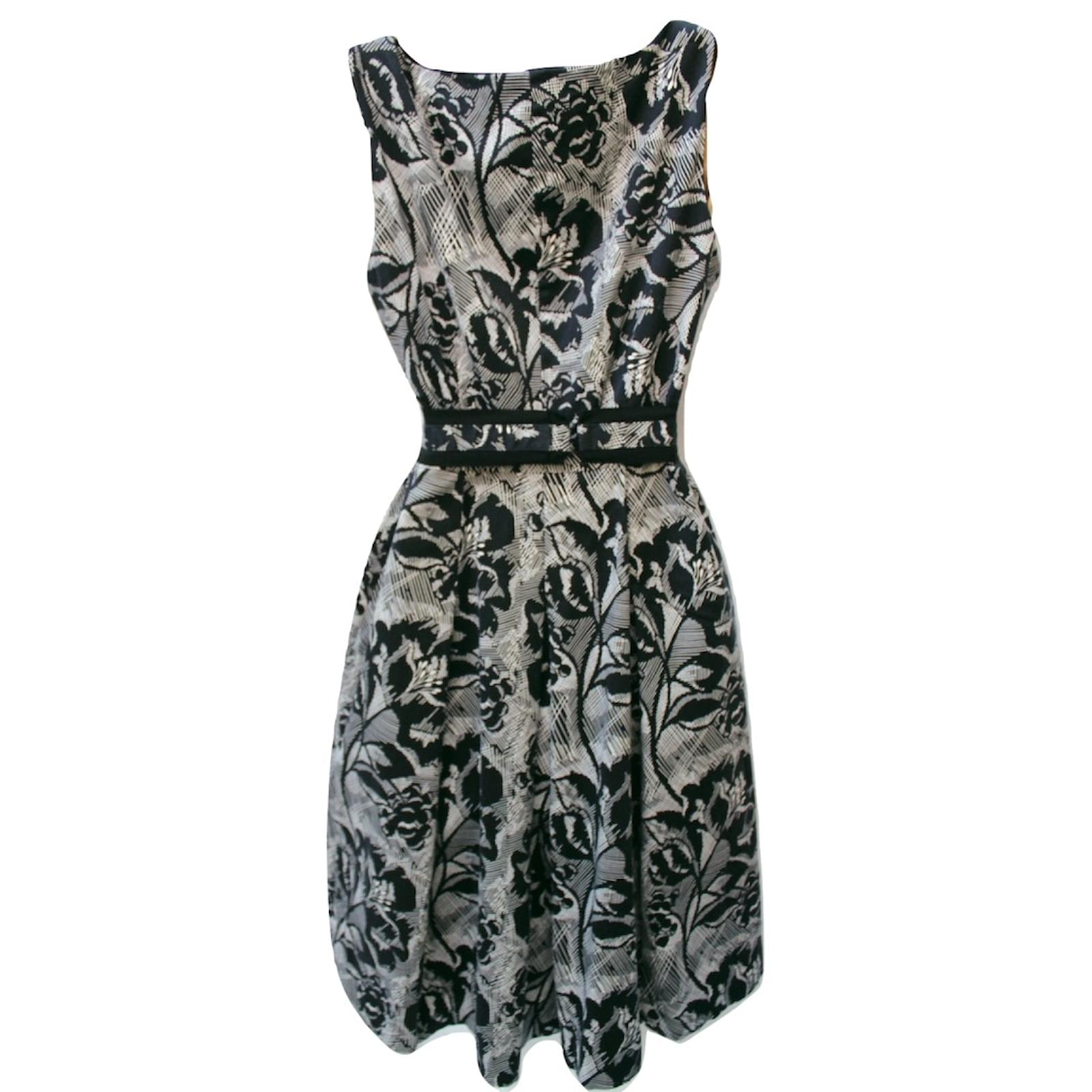 Coast Robes Coton Elasthane Blanc Bleu Marine ref.66022 - Joli Closet