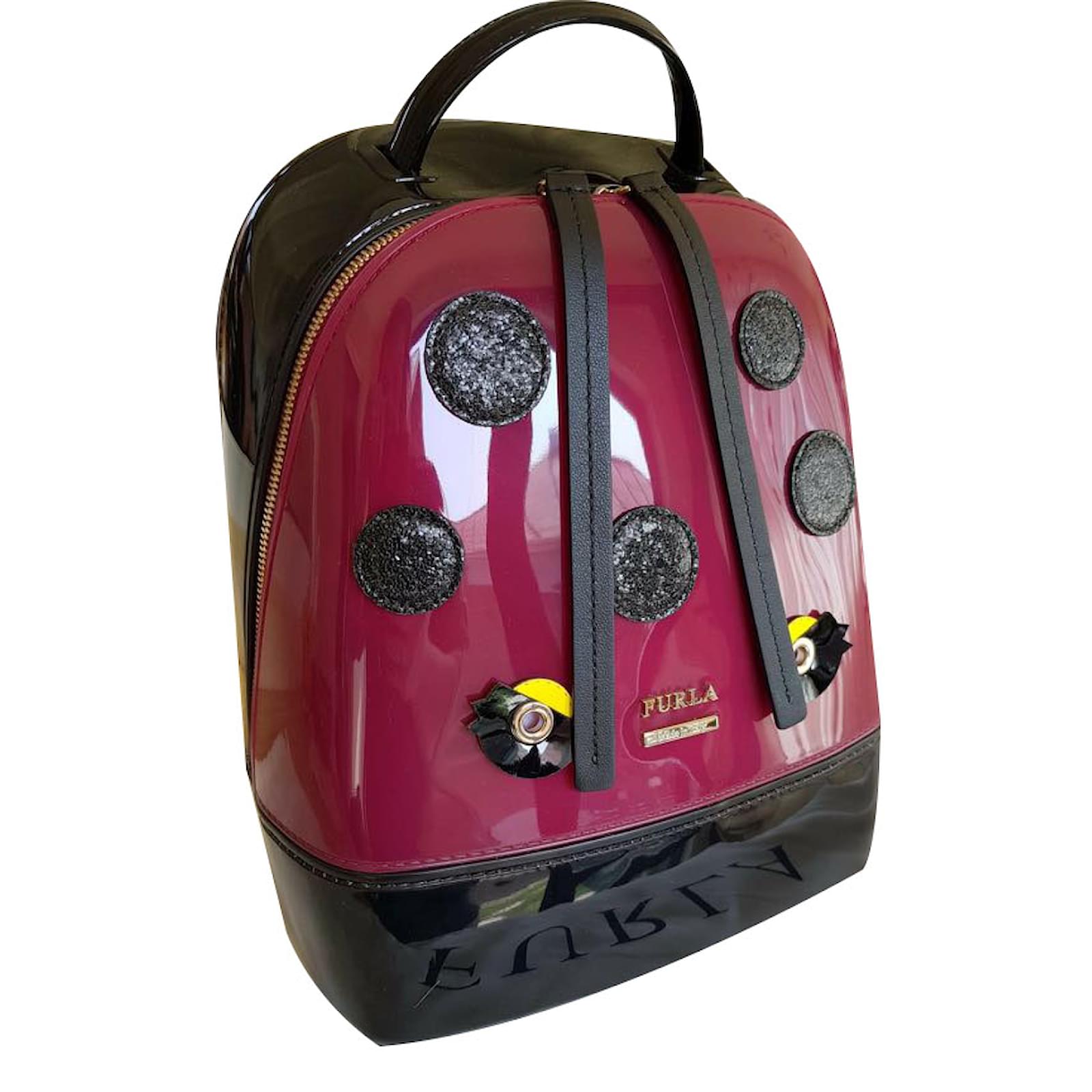 Furla Backpack Dark red Rubber ref.67071 - Joli Closet