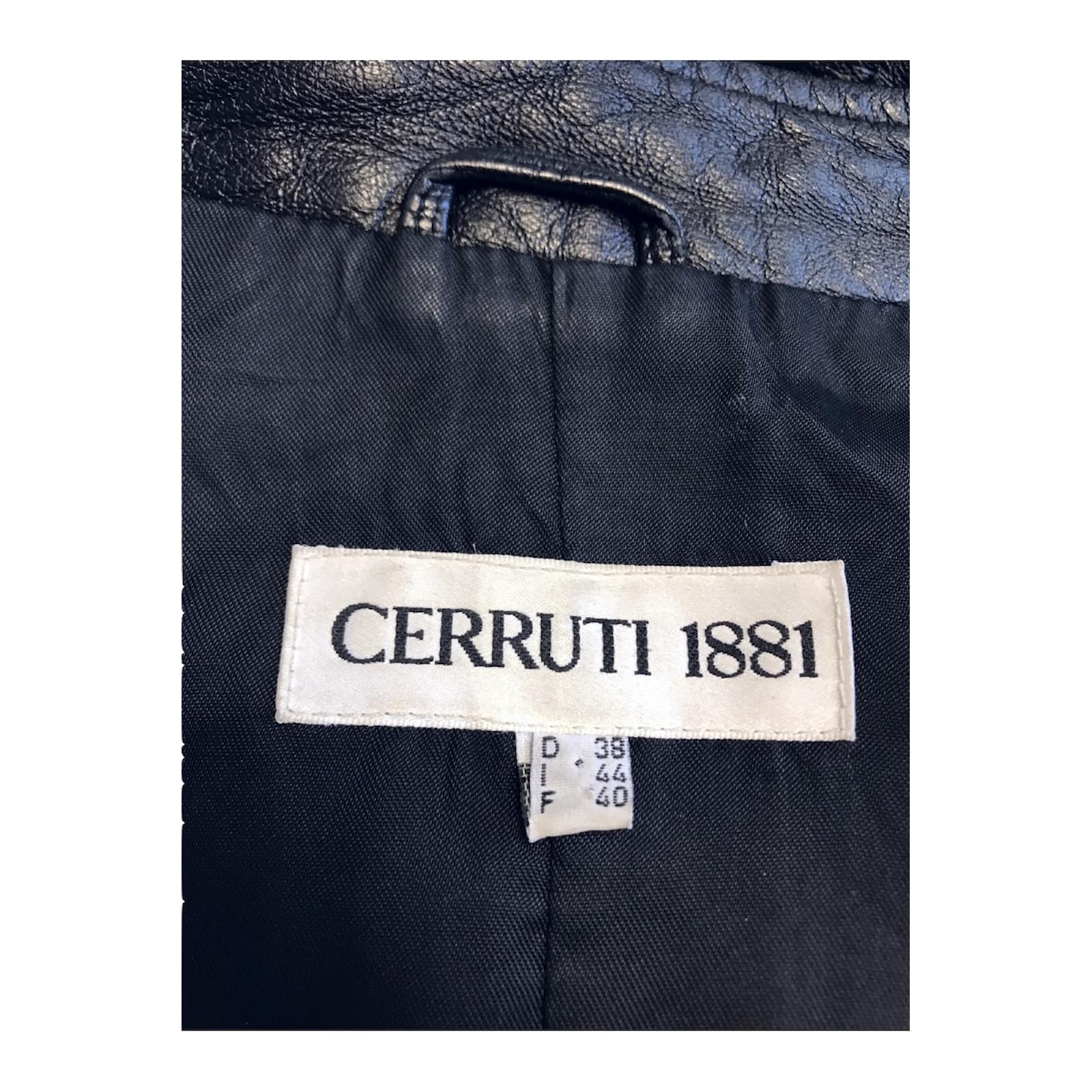Cerruti 1881 Jackets Black Leather ref.67505 - Joli Closet