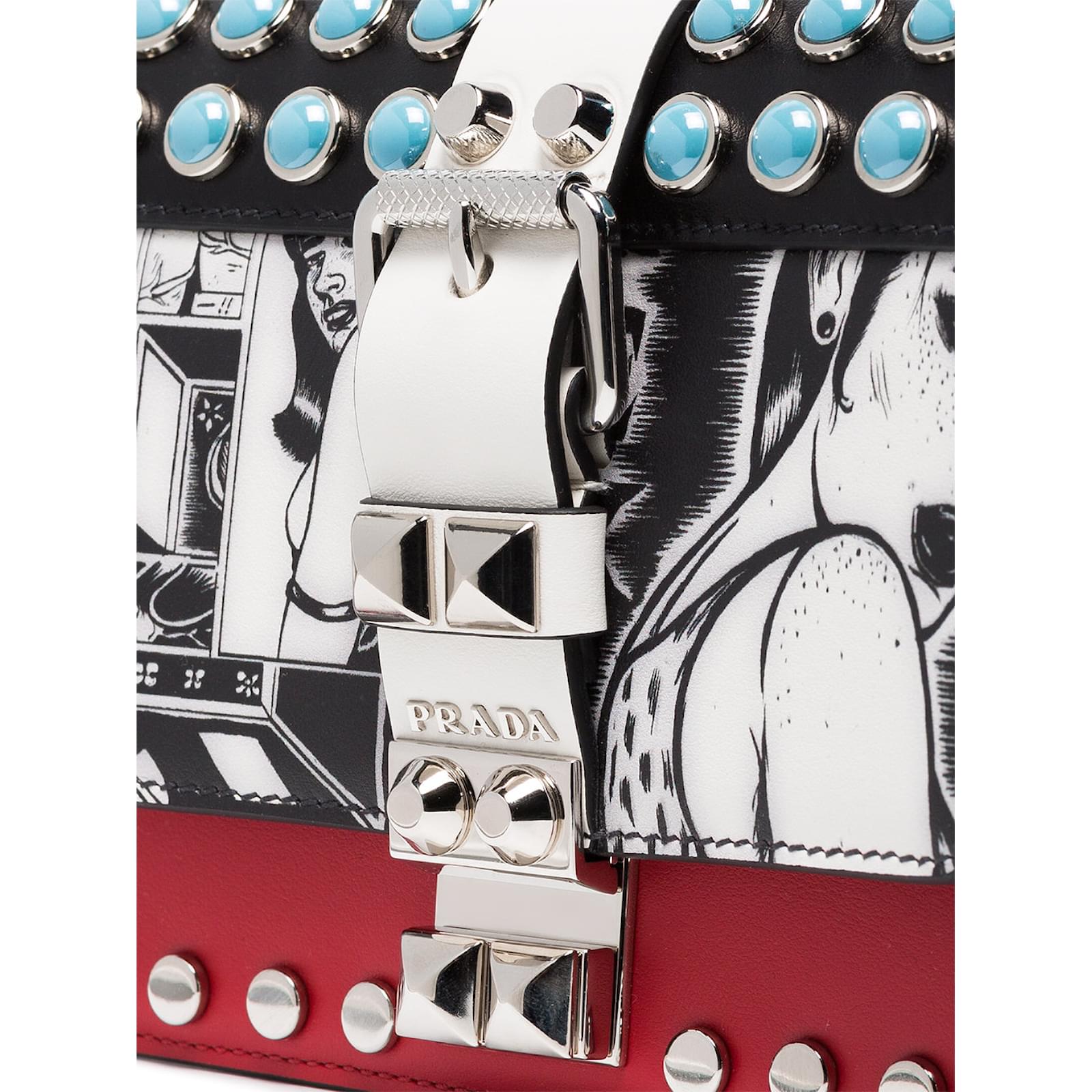 Prada Red cartoon Leather ref.71332 - Joli Closet