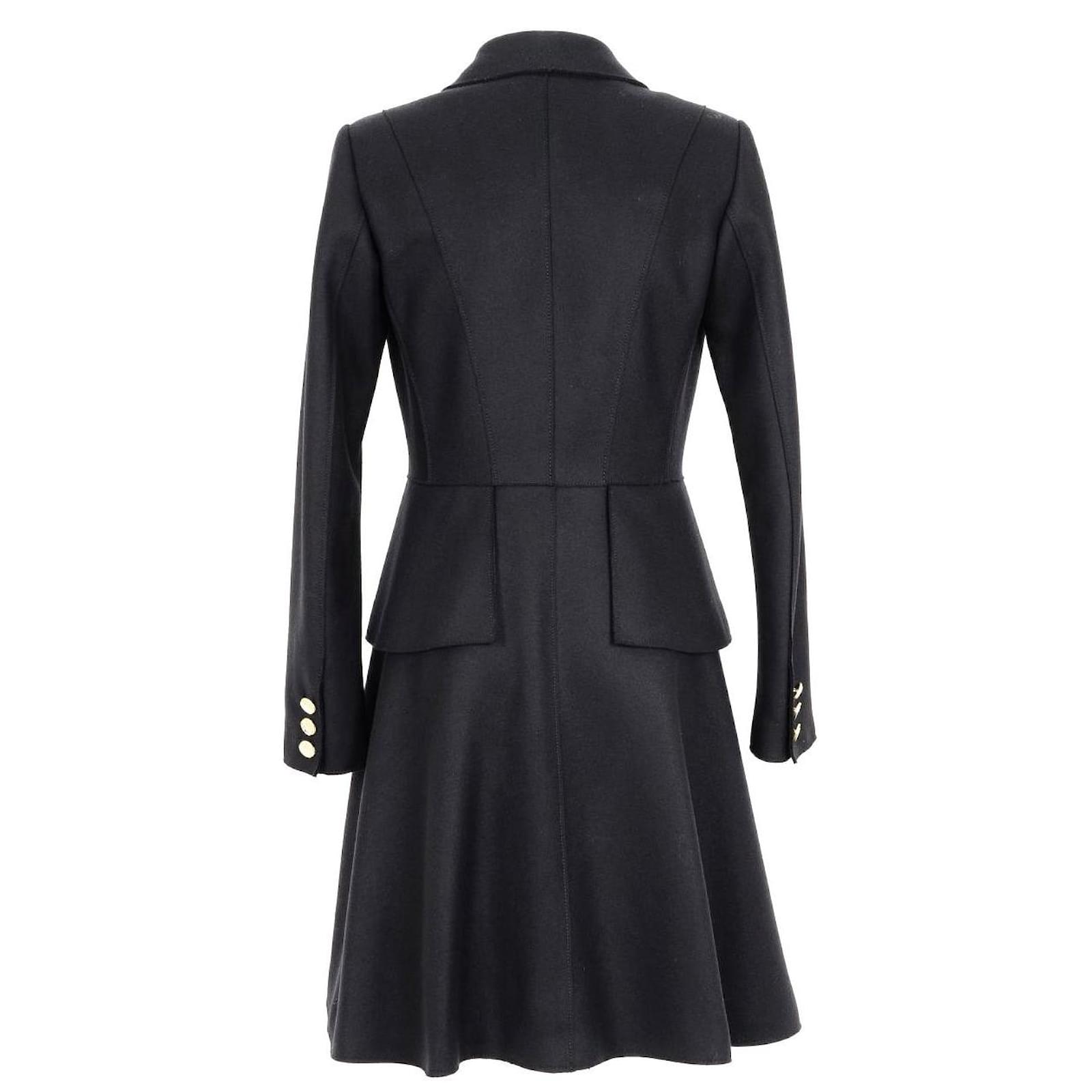 Versace coat new Black Wool ref.72218 - Joli Closet