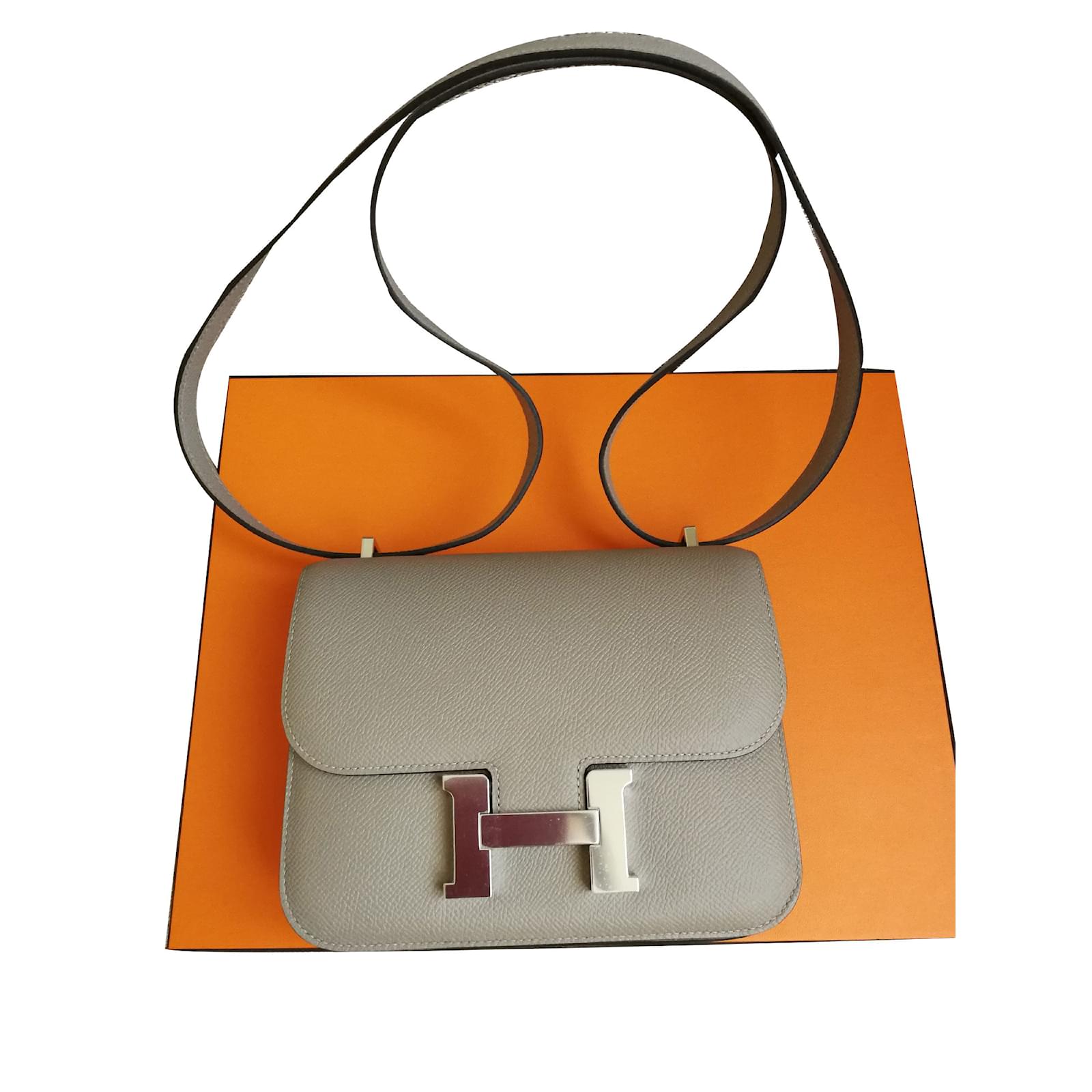 Hermès Constance Mini Grey Leather ref.72688 - Joli Closet