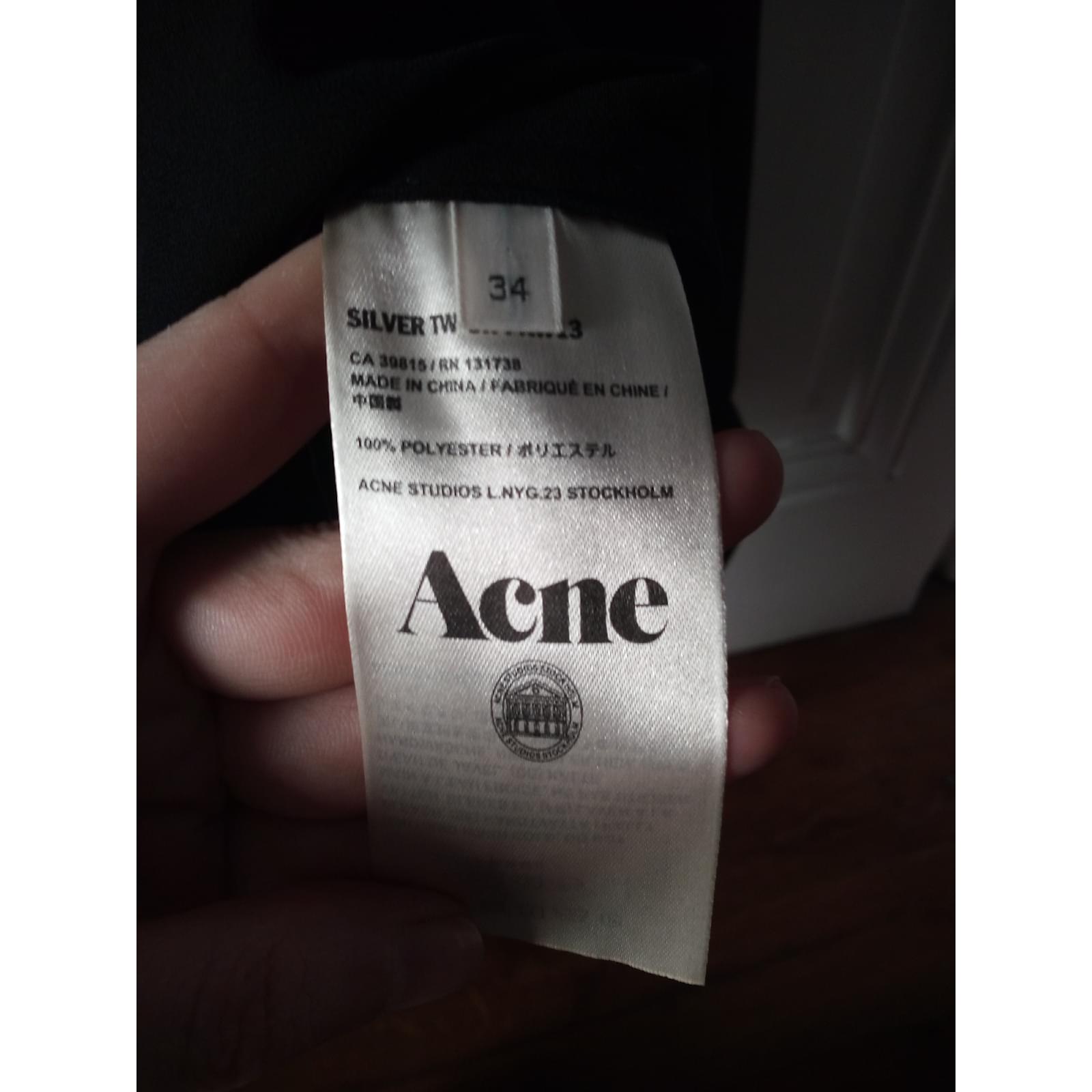 Acne Tops Black Polyester ref.73009 - Joli Closet