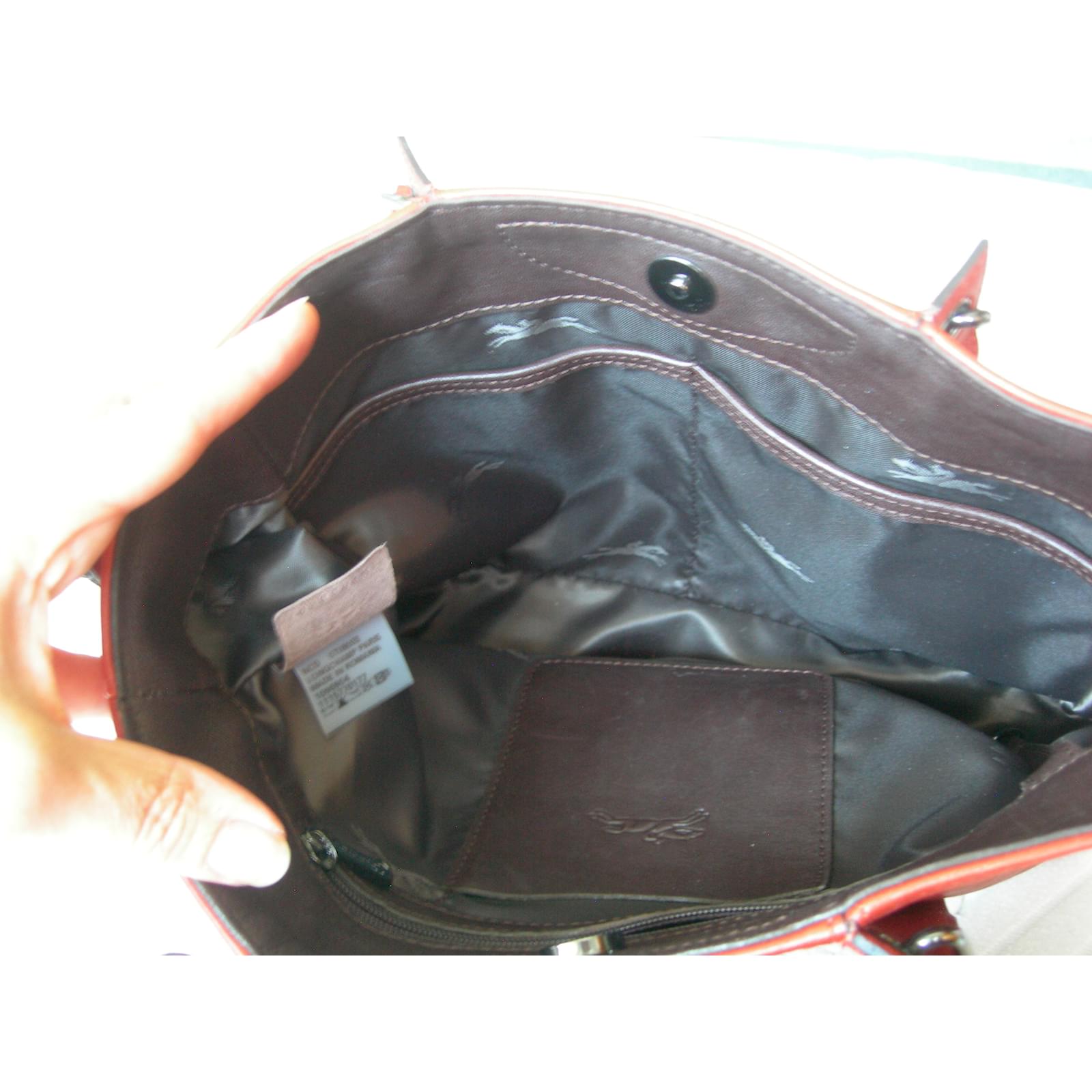 Sac à main Longchamp 3D Cuir Cognac ref.74916 - Joli Closet