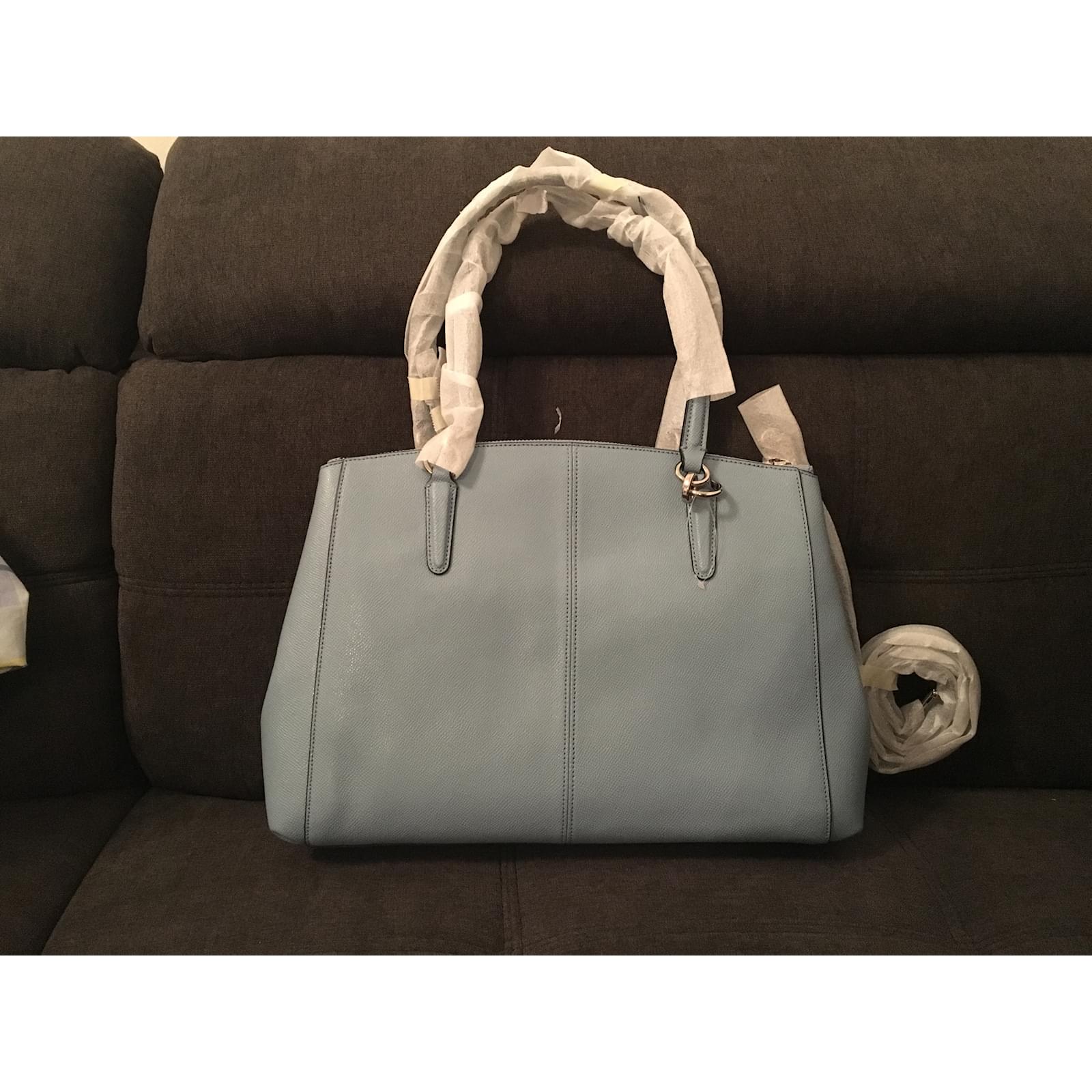 Sacs à main Coach Sacs à main Cuir Bleu ref.77316 - Joli Closet