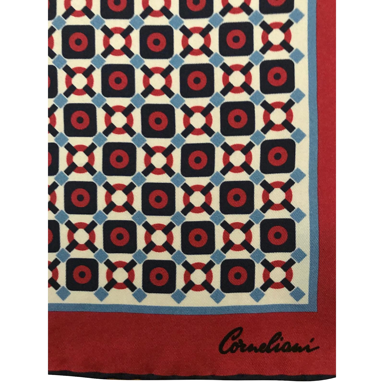 Corneliani Scarf Dark red Silk ref.79508 - Joli Closet